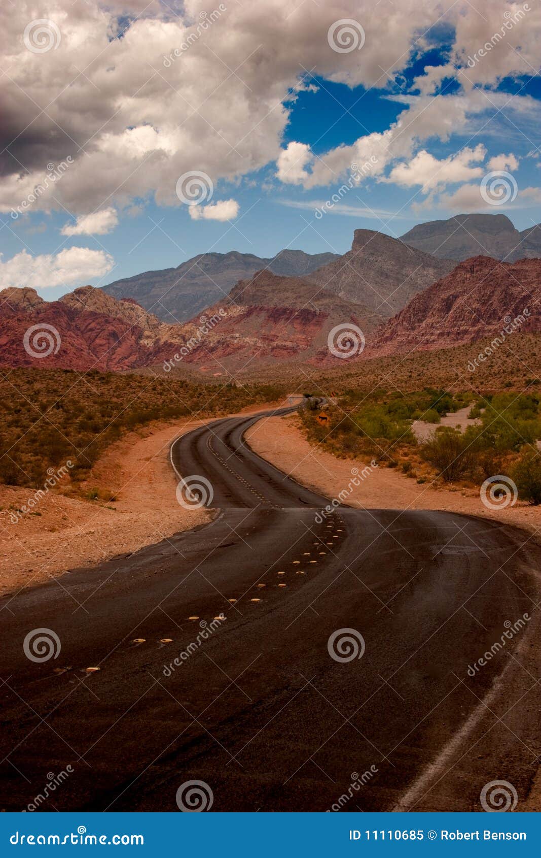 Desert Road stock image. Image of colorful, road, winding - 11110685