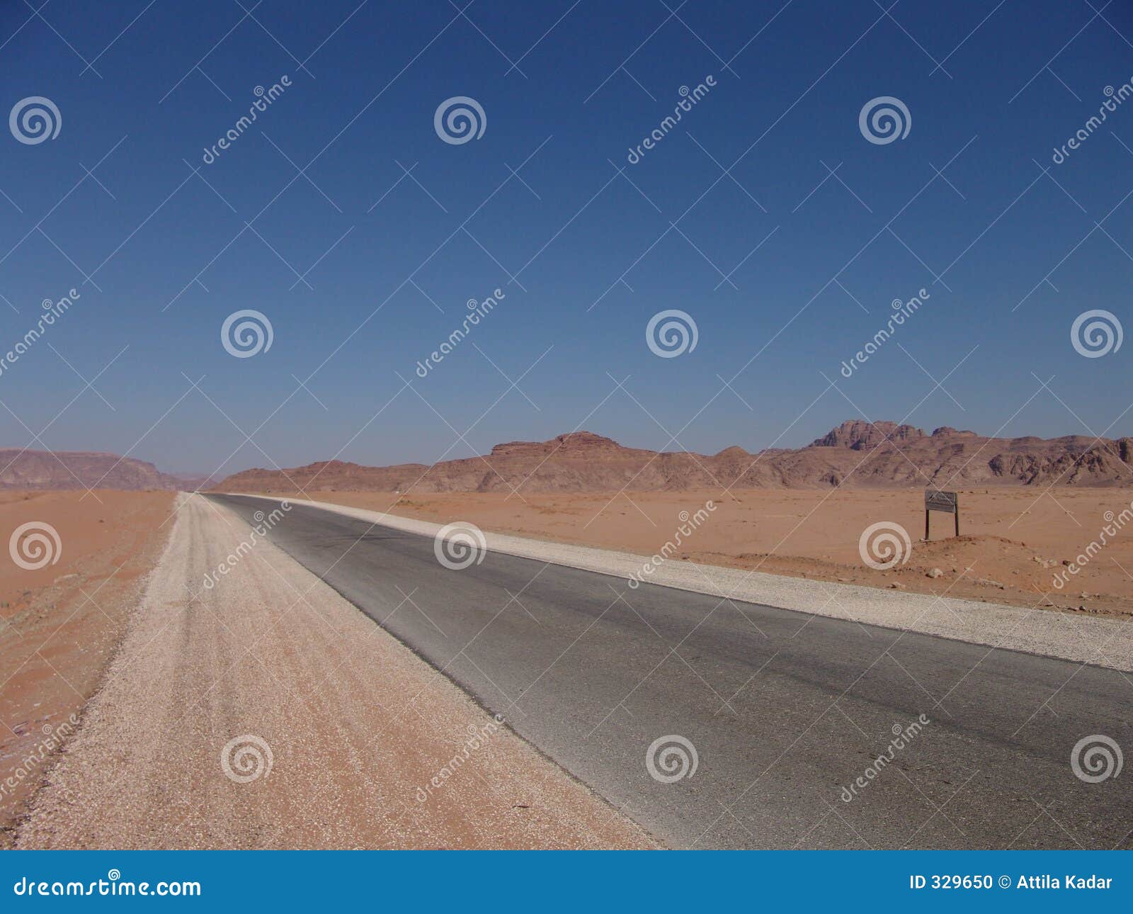 Desert road stock photo. Image of valley, arab, street - 329650