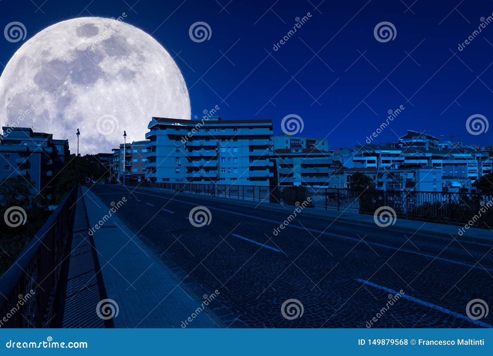 Desert Road in the City at Night Stock Photo - Image of dark, city ...