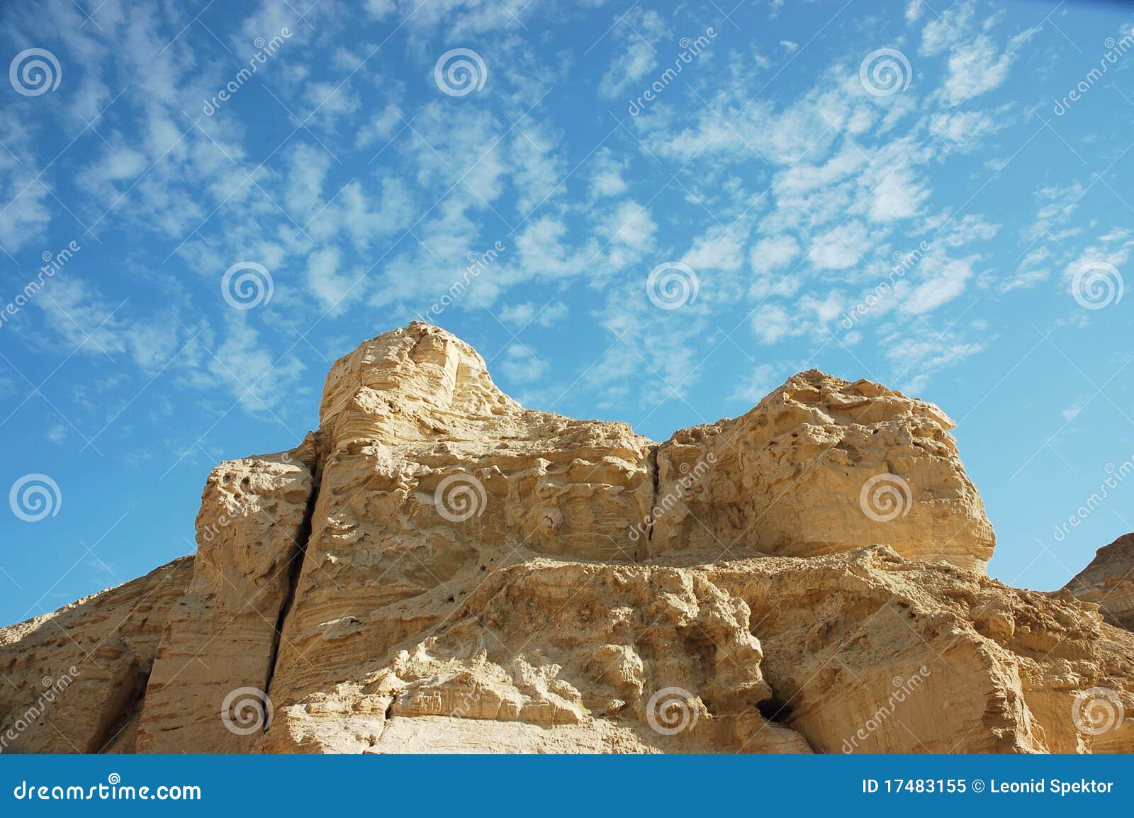 Desert rock cliff . stock image. Image of waste, mountain - 17483155