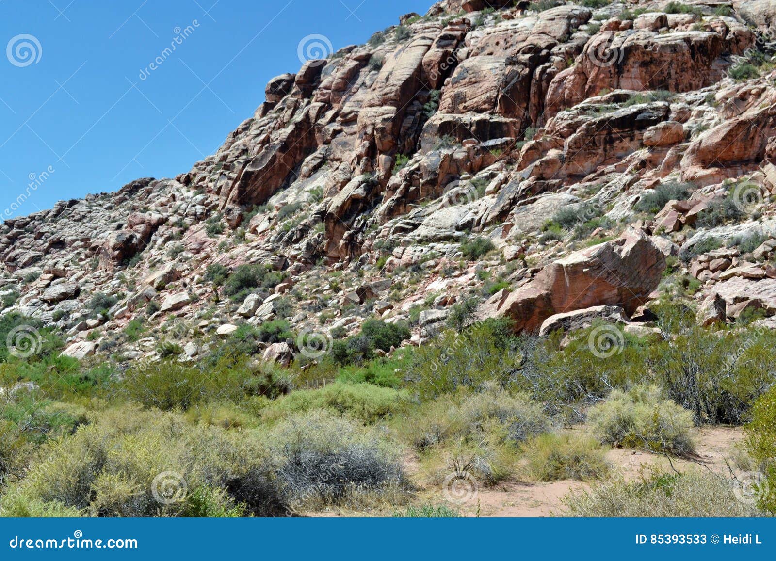 Desert Rocky Mountain stock image. Image of sunlight - 85393533