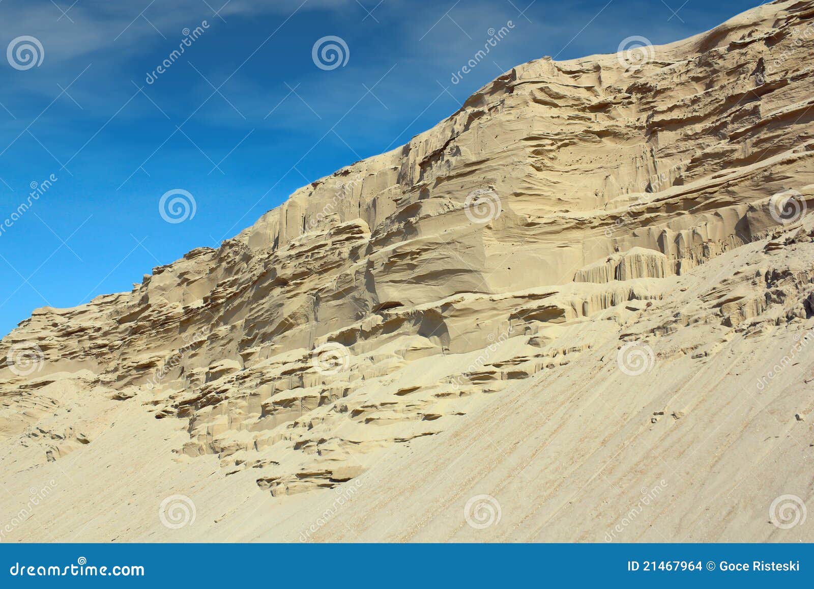 Desert sand hill stock photo. Image of africa, sahara - 21467964