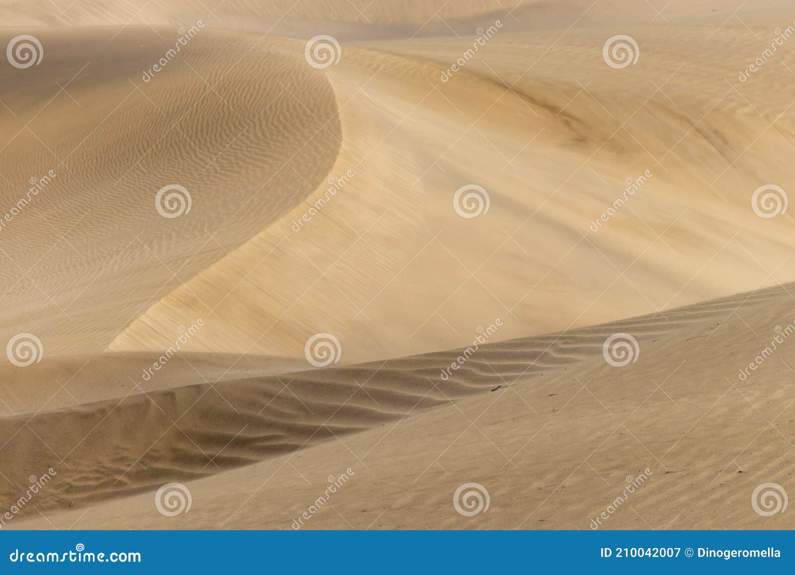 Desert Sand Pattern Gran Canaria Island Stock Image - Image of light ...