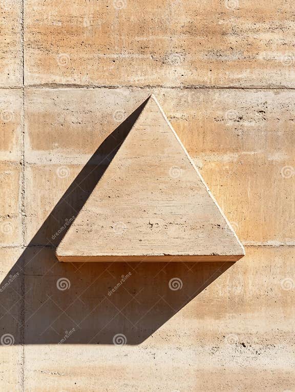 Desert Sands Triangle Plate a Serene Oasis Symbolized by a Triangular ...