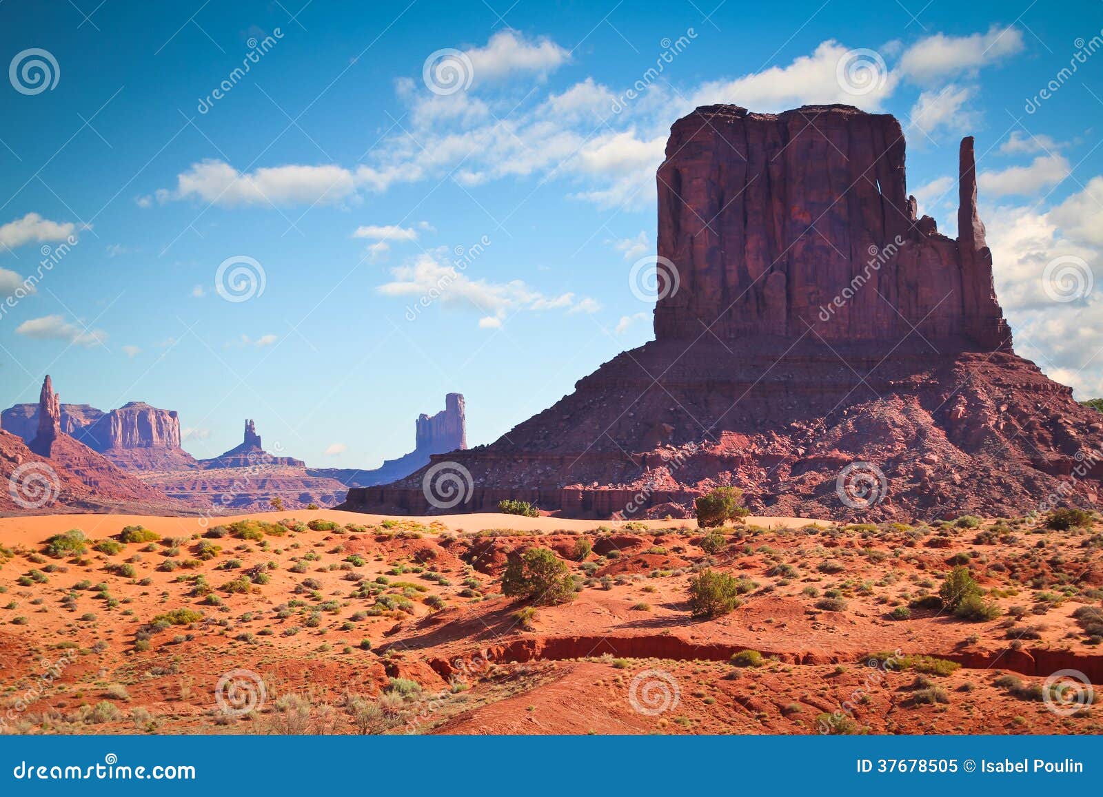 Desert scene stock image. Image of park, journey, butte - 37678505