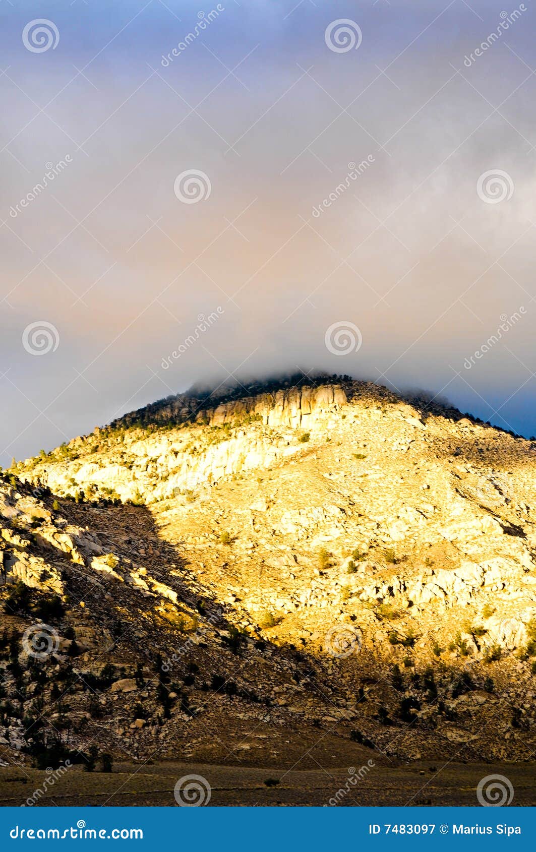 Desert Scene in Fall stock image. Image of autumn, colorful - 7483097