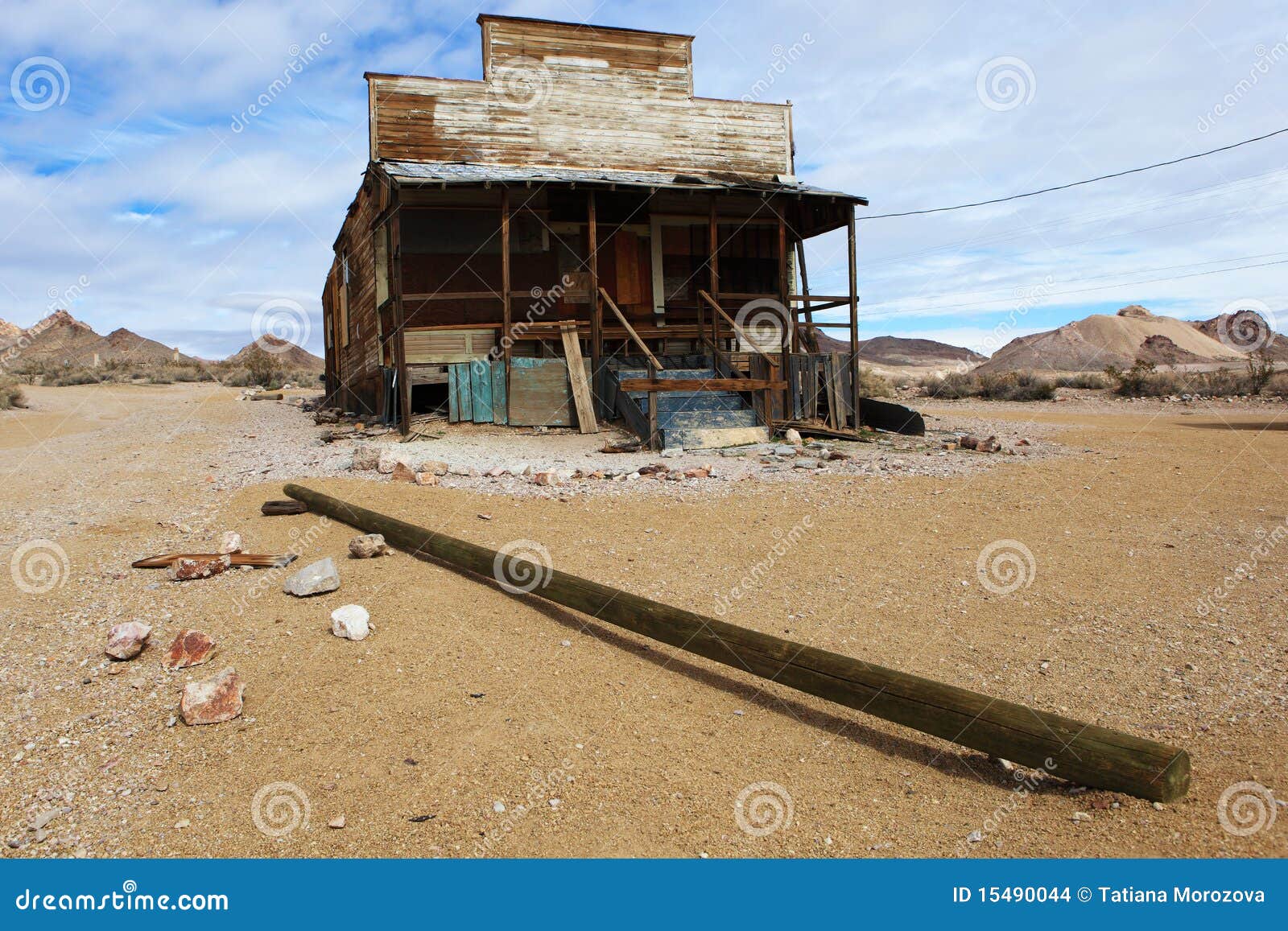 Desert Shack at Rhyolite, Nevada Stock Photo - Image of structure ...