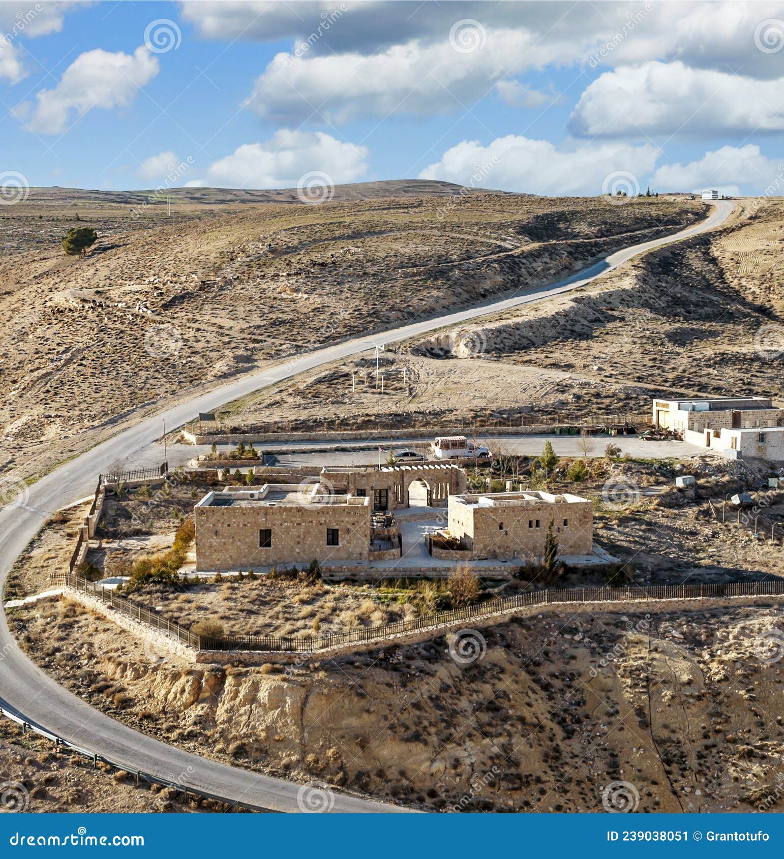 Desert of Shobak in Jordan stock image. Image of arid - 239038051