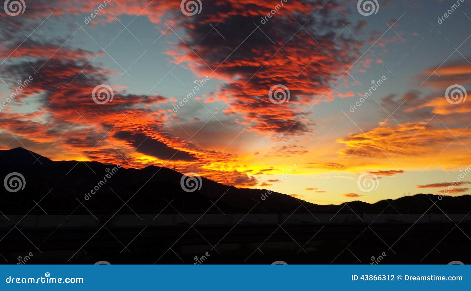 Desert Sky editorial photography. Image of sunset, awesome - 43866312