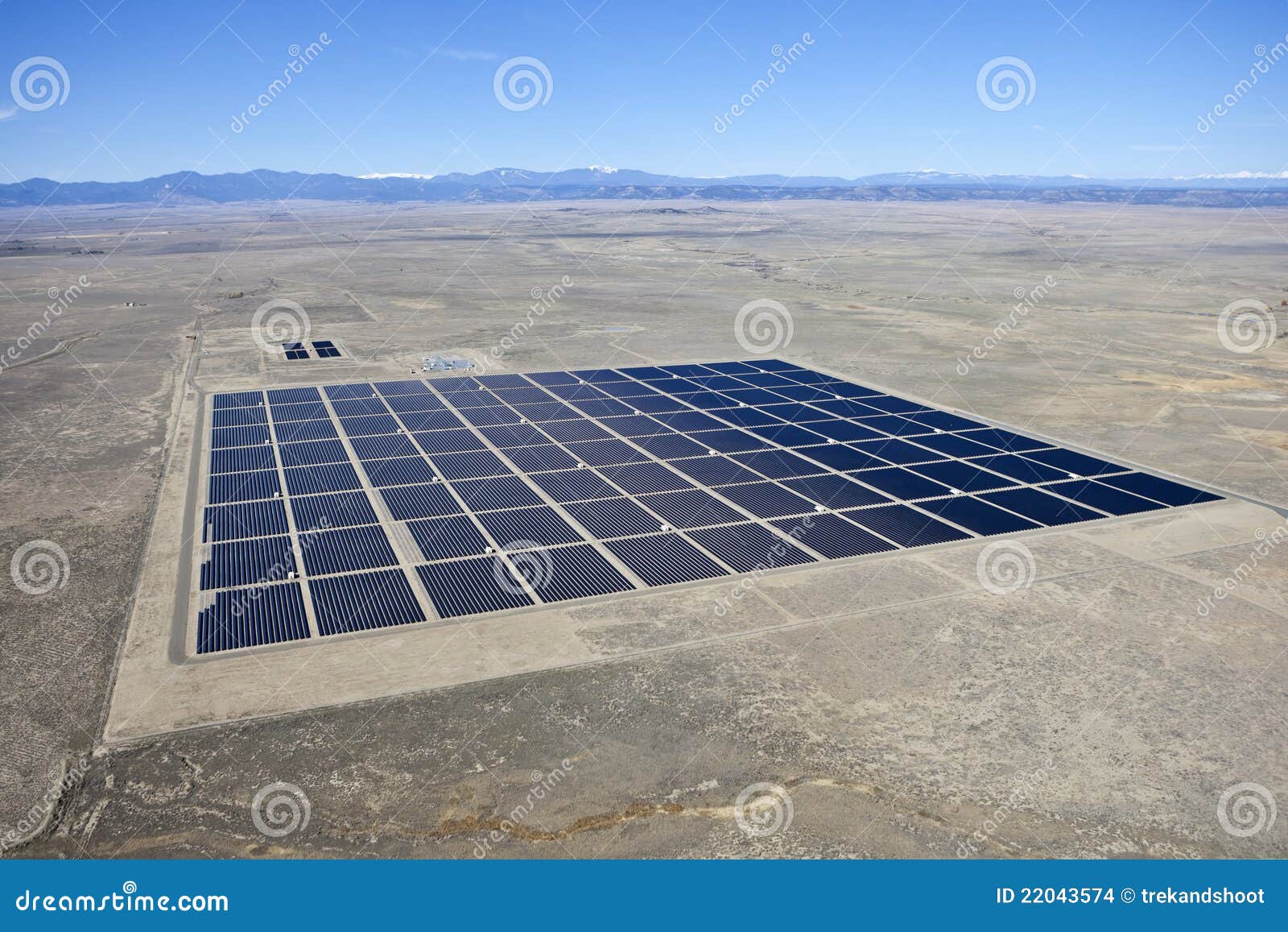 Desert Solar Aerial stock photo. Image of tech, aerial - 22043574