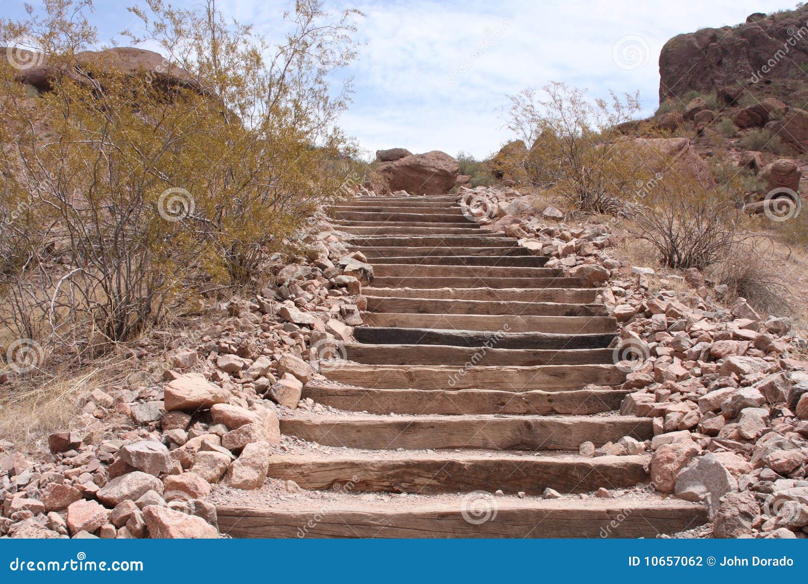 Desert Stairway stock photo. Image of staircase, climb - 10657062