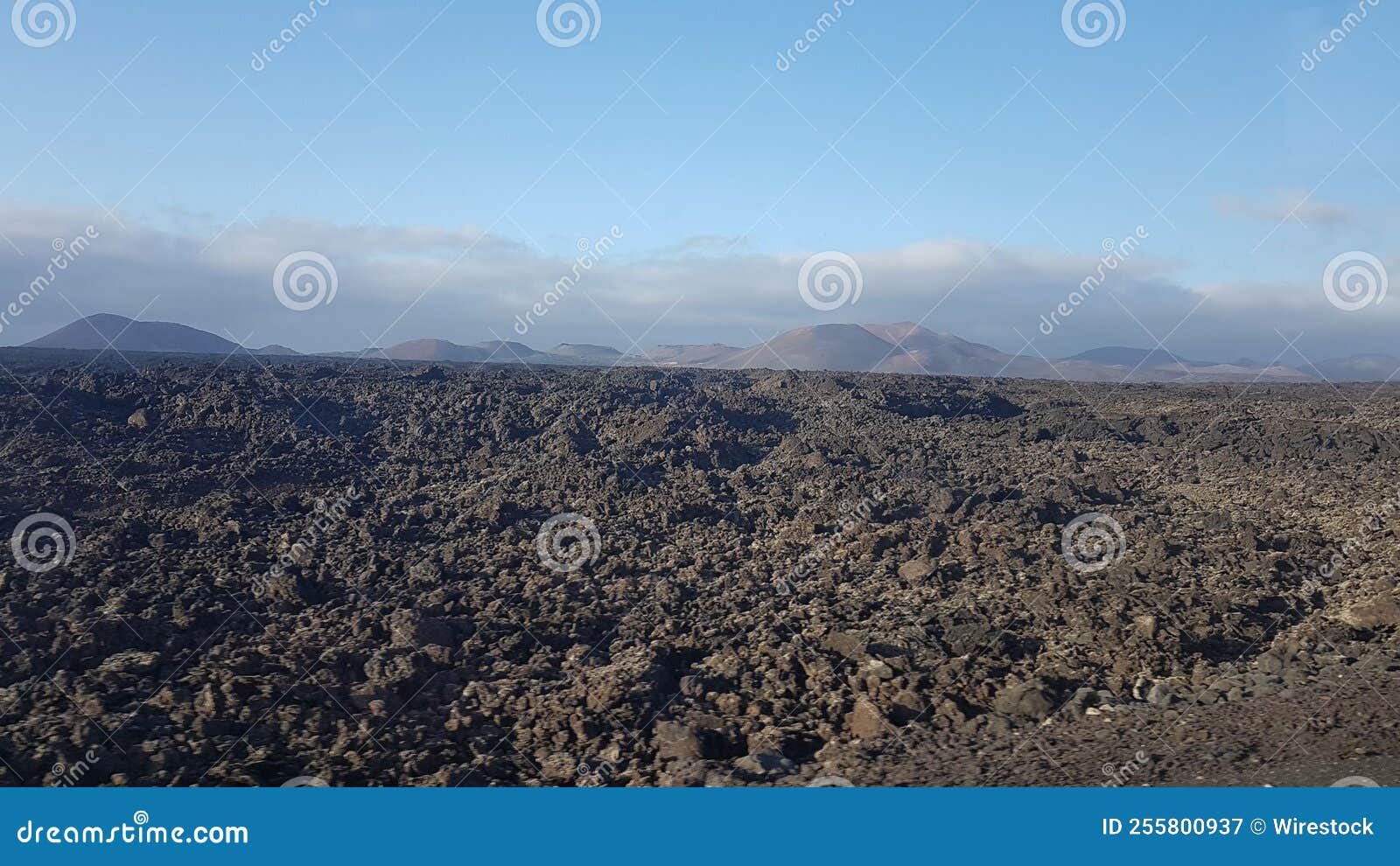 Desert Stone Volcanic Landscape Stock Image - Image of stone, desert ...
