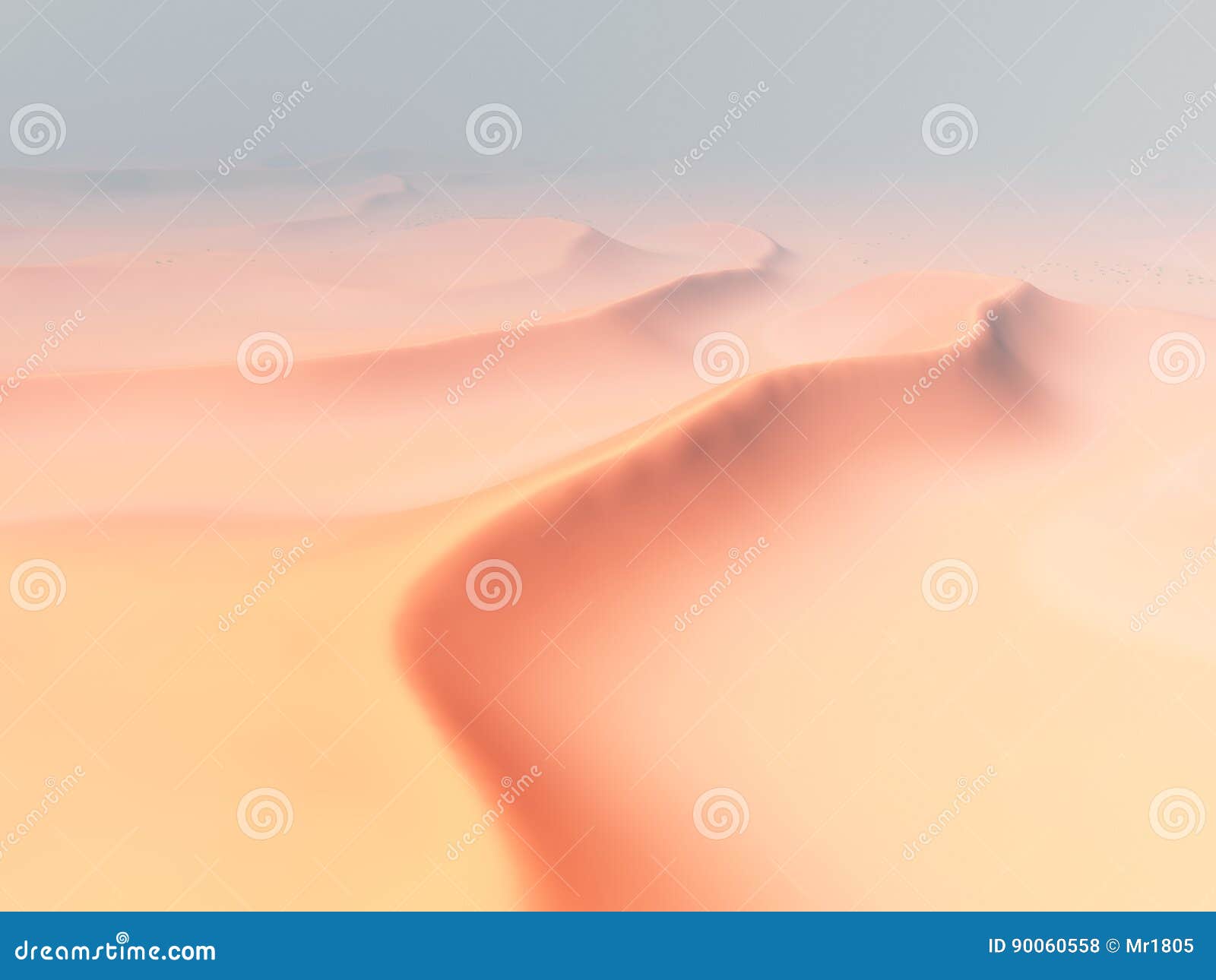 Desert Storm Pixelated Windy Landscape Royalty-Free Stock Photography ...