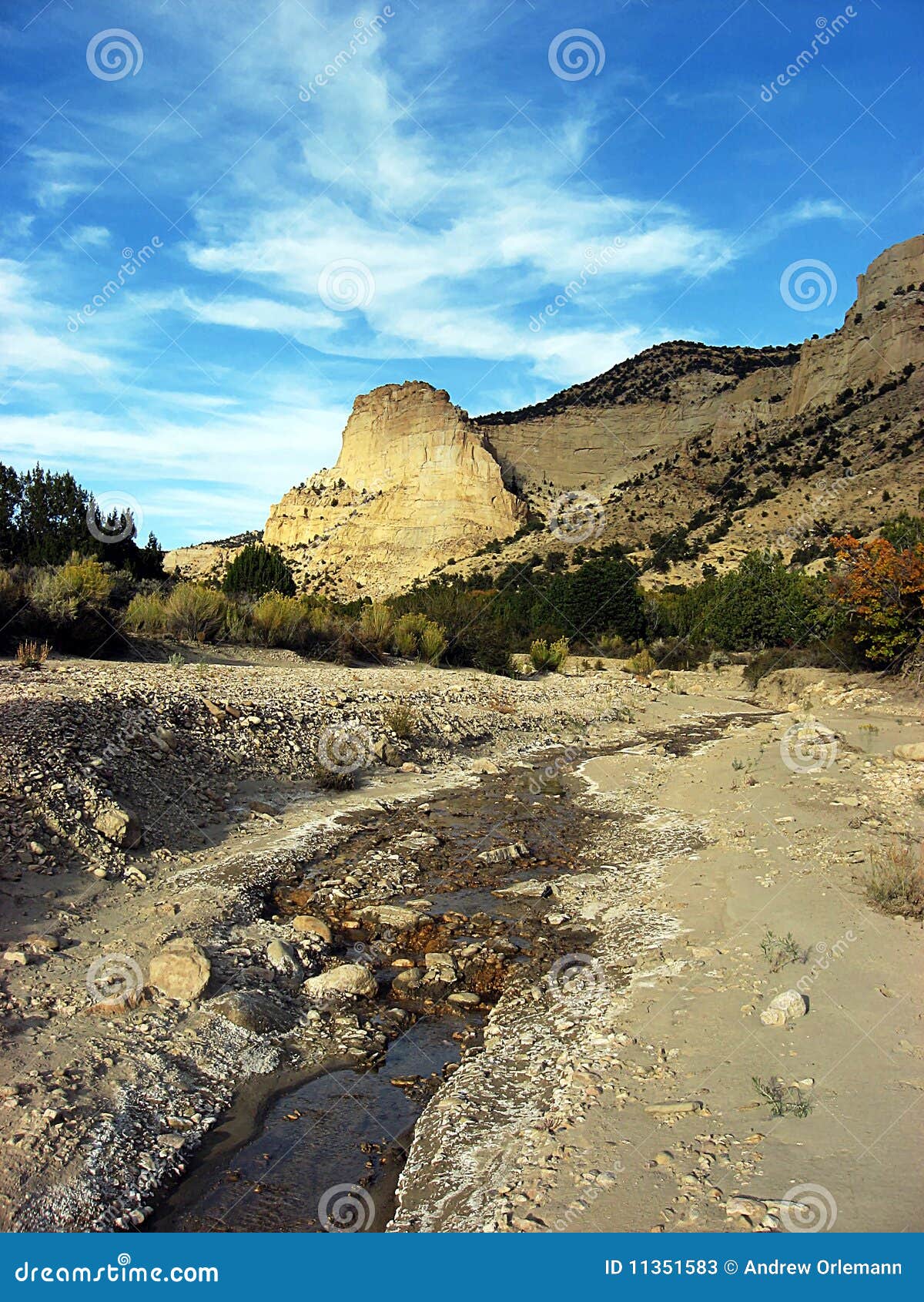 Desert Stream stock image. Image of southwest, flowing - 11351583