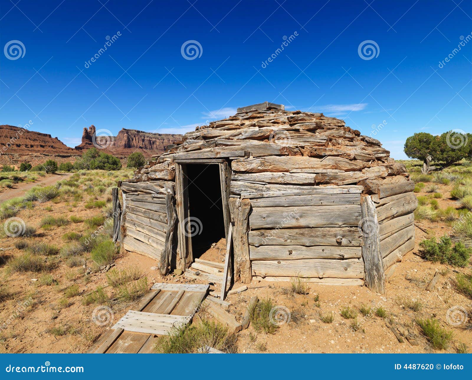 Desert structure. stock photo. Image of landscape, siding - 4487620