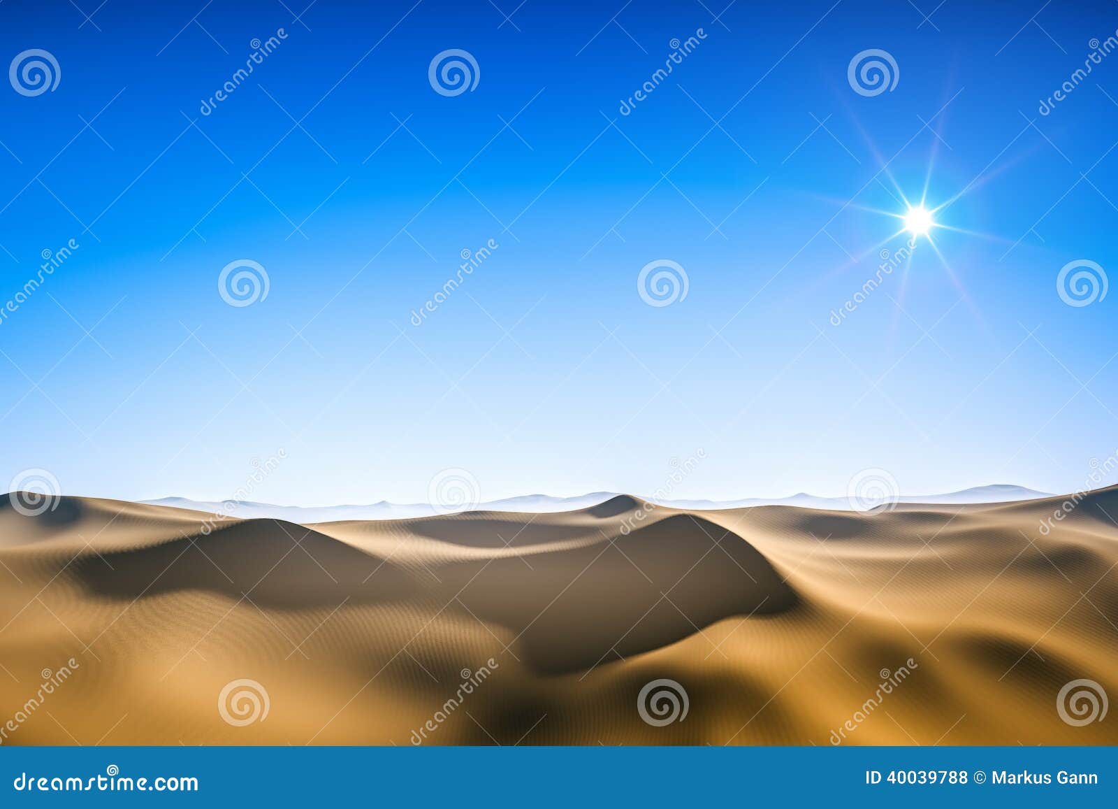 Desert sun stock illustration. Illustration of sunny - 40039788