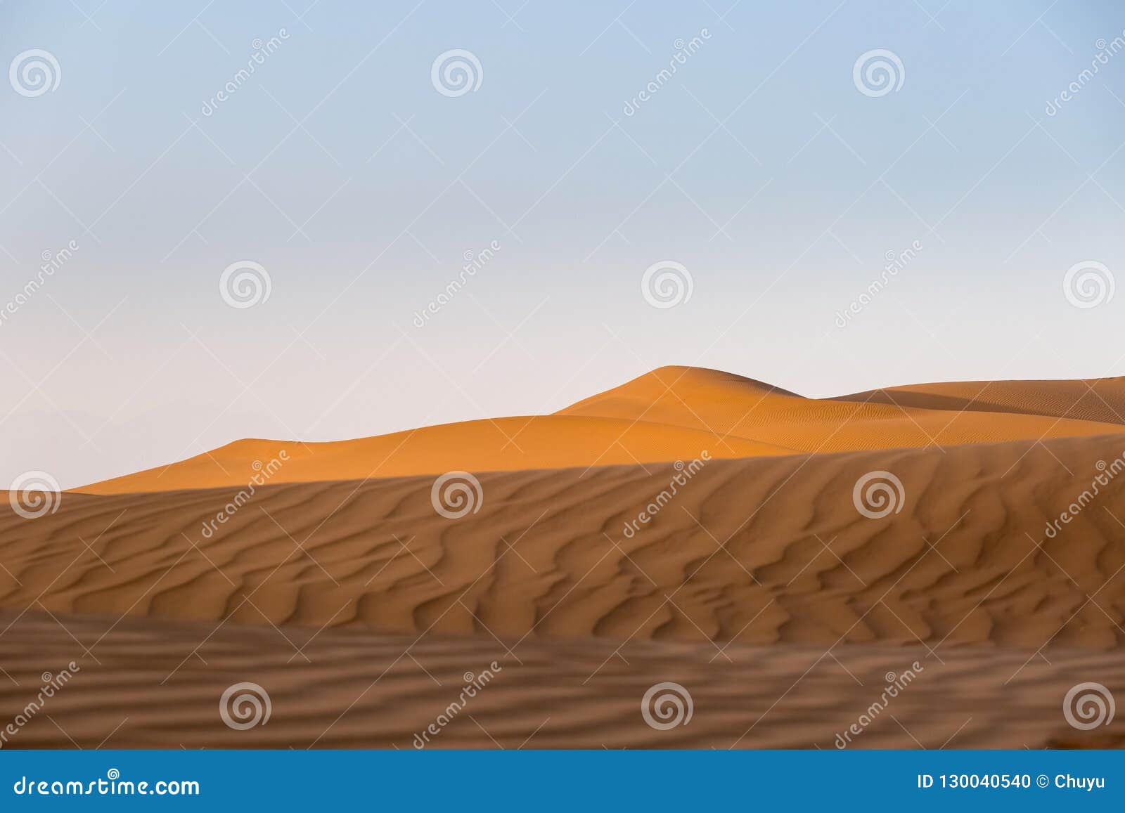 Desert in sunset stock photo. Image of dunes, nature - 130040540
