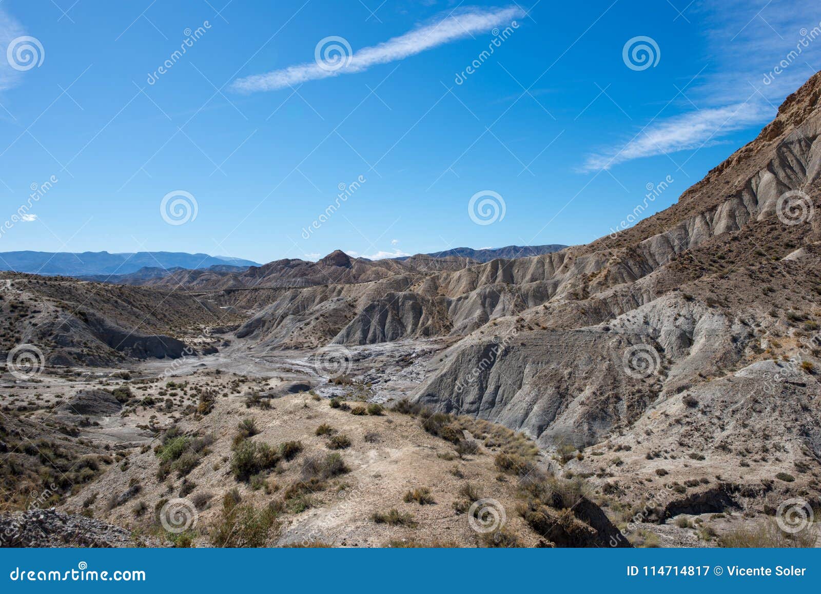 The Desert of the Tabernas in Almeria Stock Image - Image of spain ...