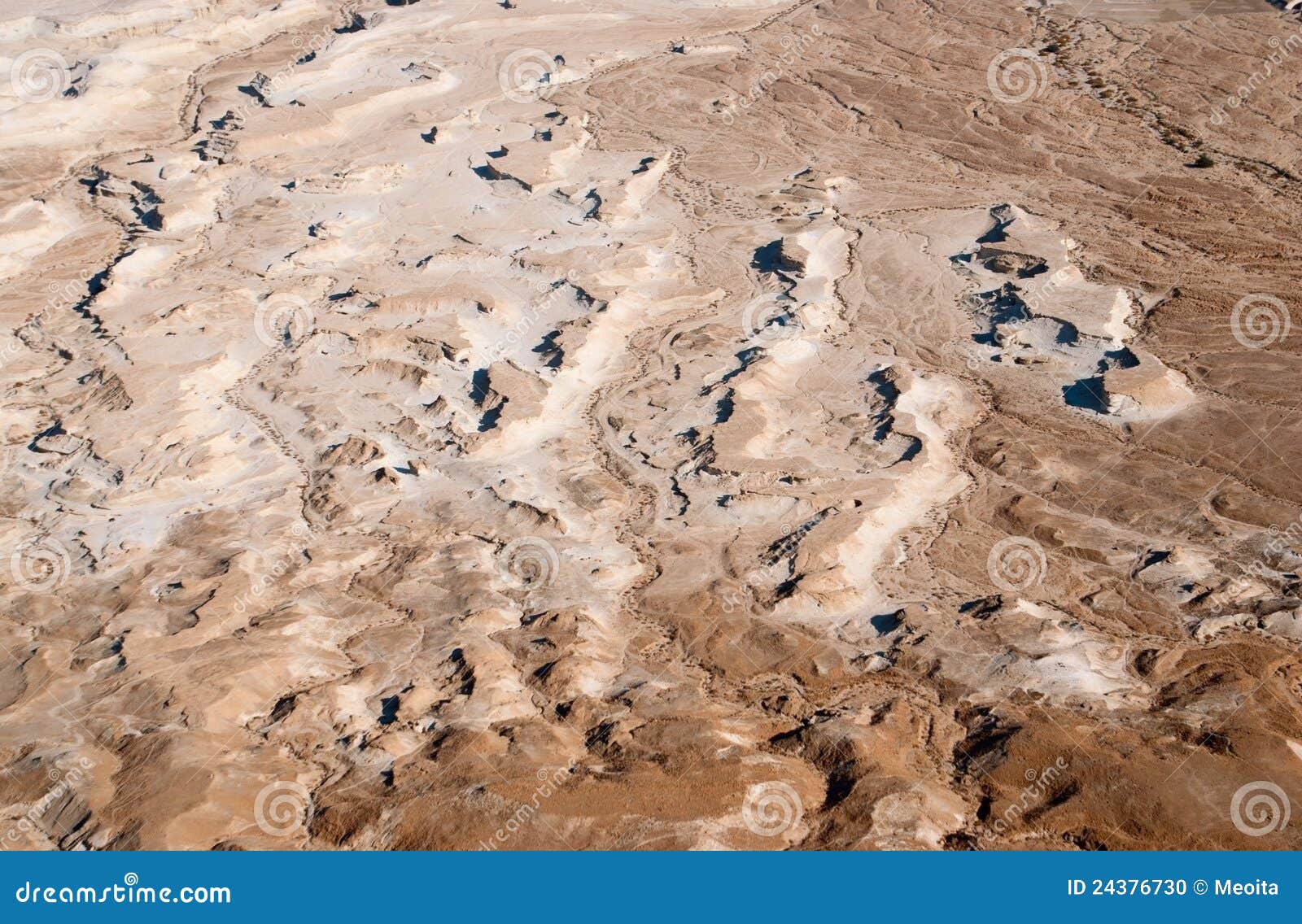 Desert Terrain in Dead Sea Region Stock Photo - Image of nature ...