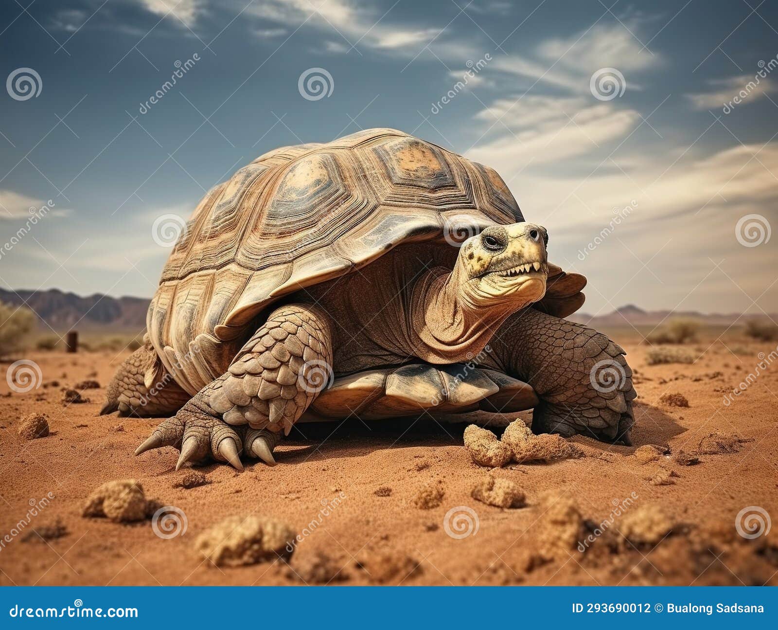 Desert tortoise stock illustration. Illustration of desert - 293690012