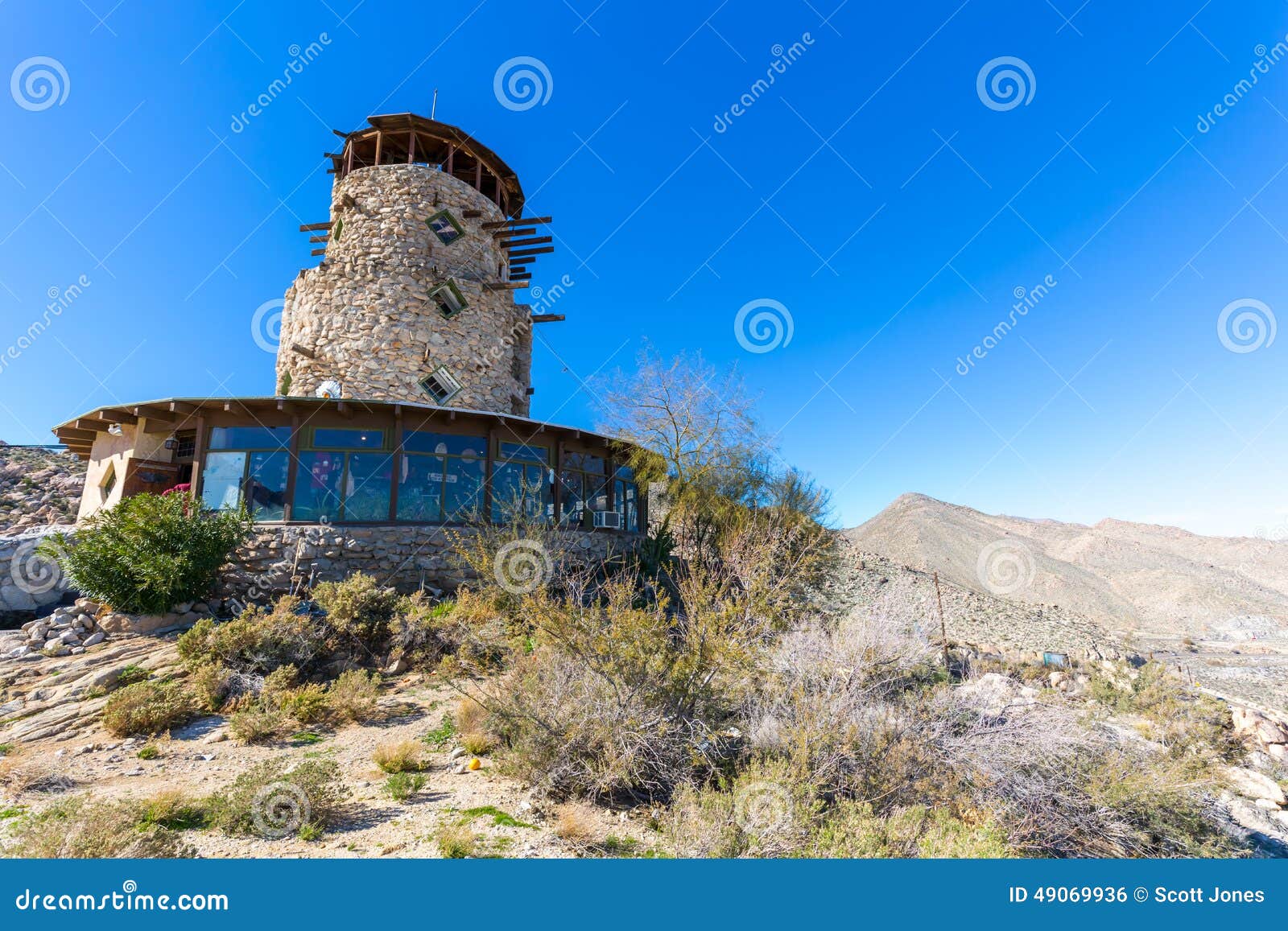 Desert Tower stock photo. Image of stop, desert, tourist - 49069936