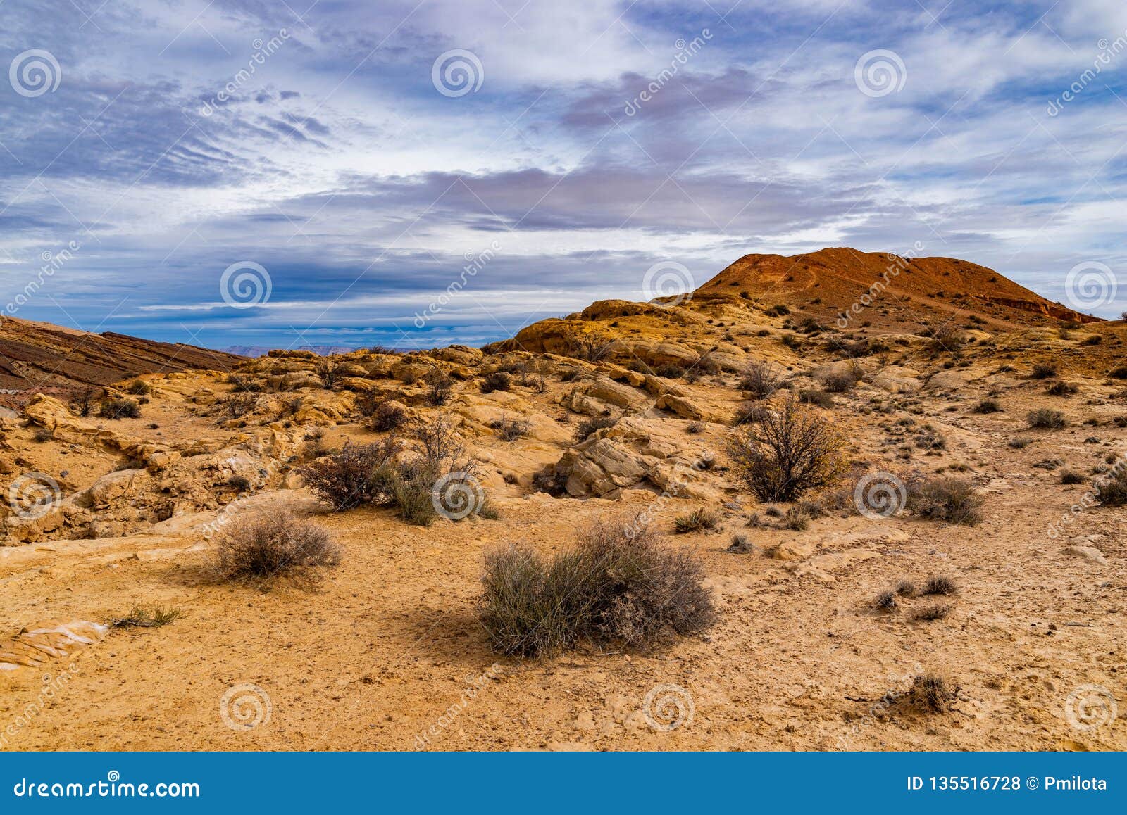 Desert Trails of the Utah Desert Stock Photo - Image of scenic, sand ...