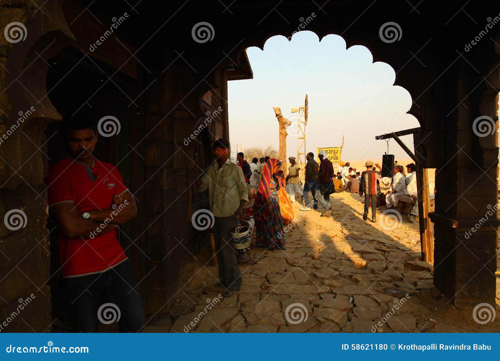 Desert Train Station of Rajasthan Editorial Image - Image of design ...