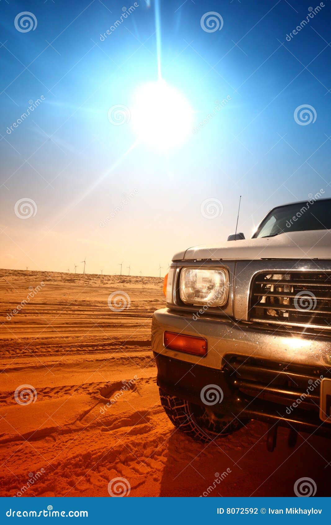 Desert truck stock photo. Image of background, outdoor - 8072592