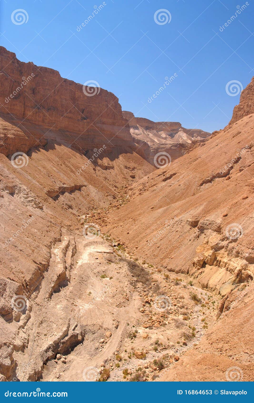 Desert valley landscape stock image. Image of slopes - 16864653