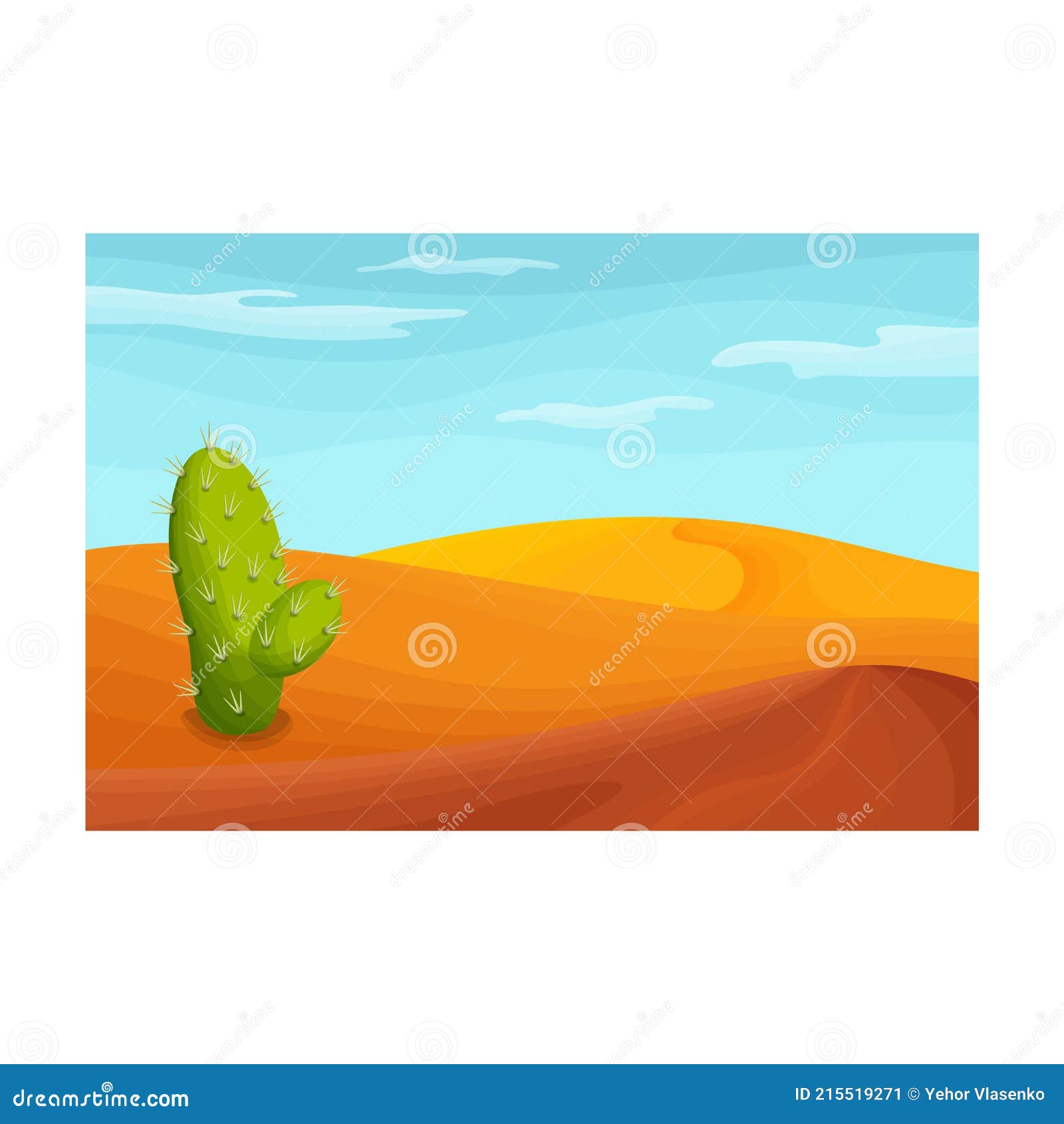 Desert Vector Icon.Cartoon Vector Icon Isolated on White Background ...