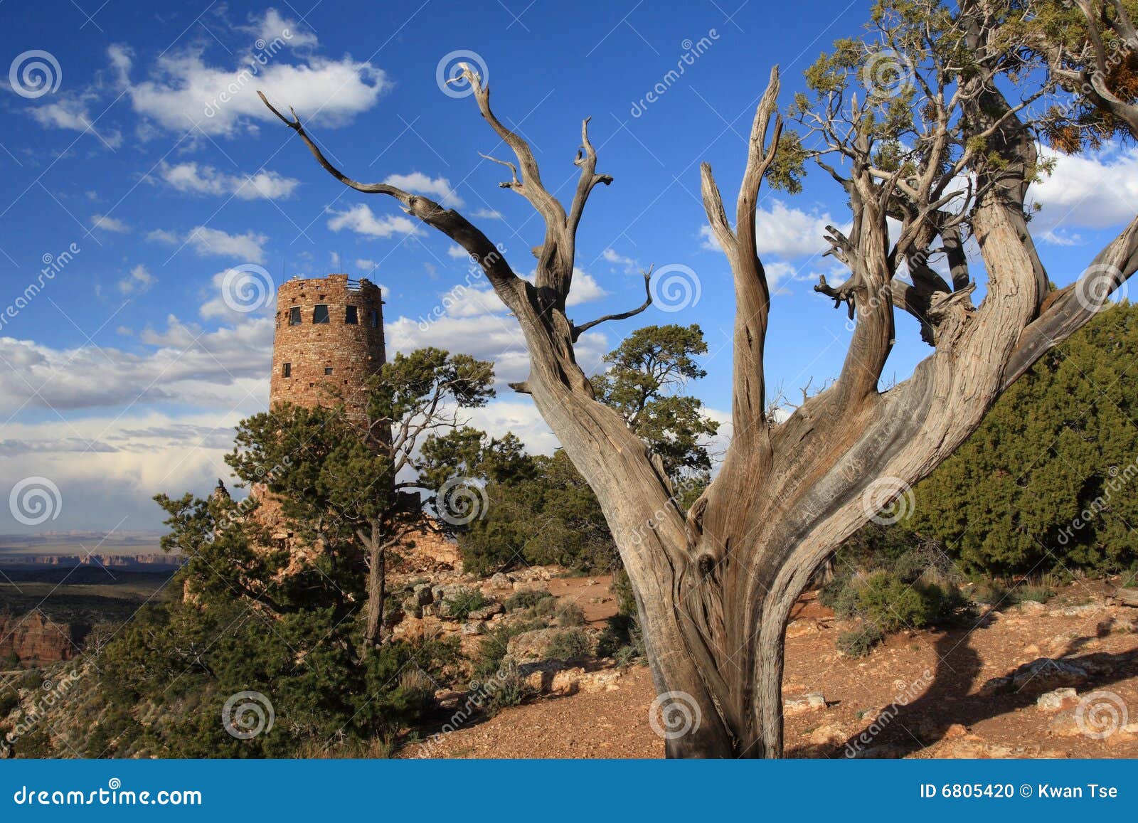 Desert view watch tower stock photo. Image of view, vacation - 6805420