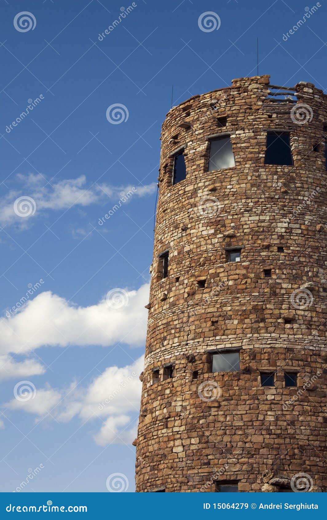 Desert View Watchtower stock image. Image of watchtower - 15064279