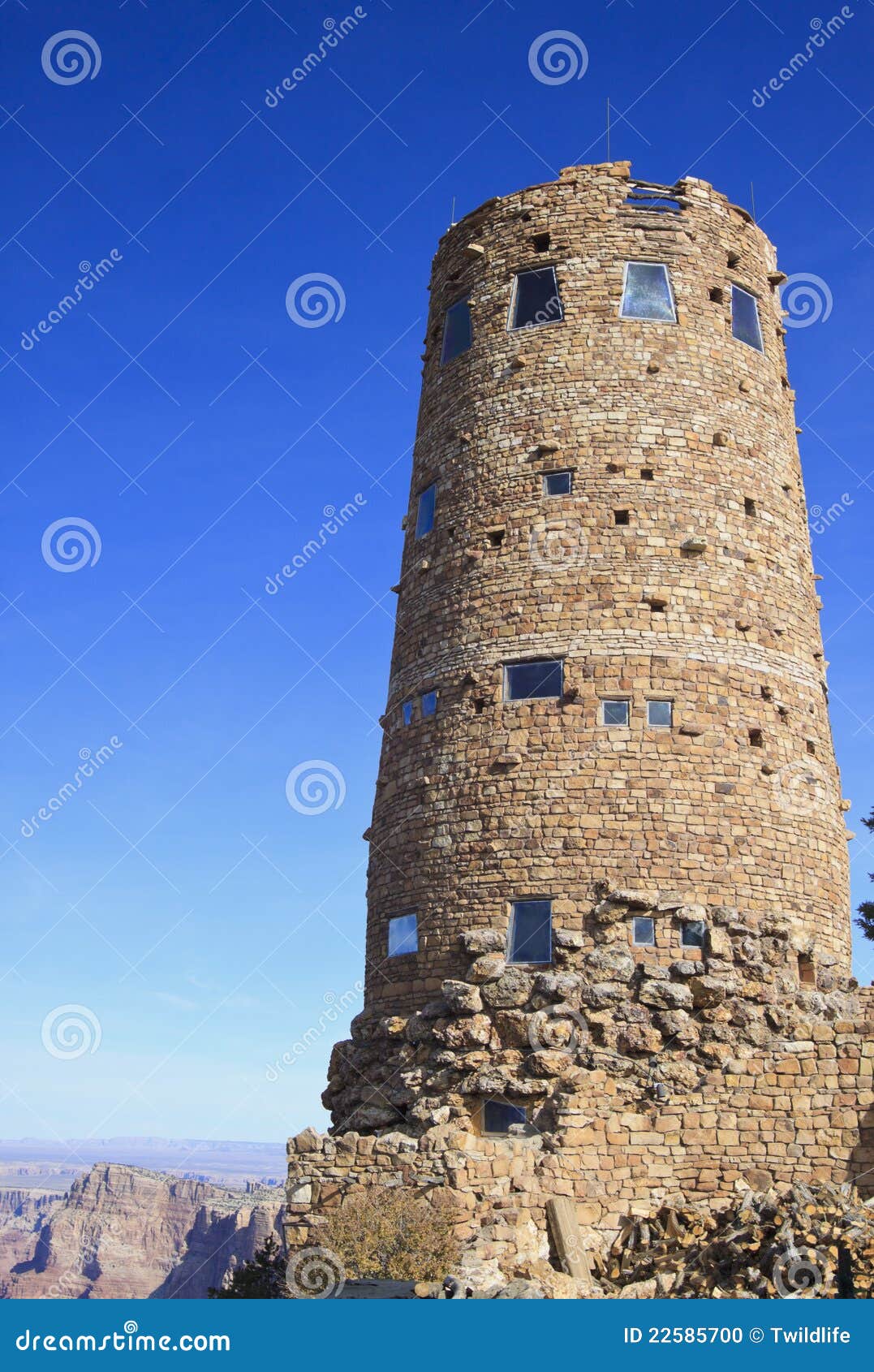 Desert View Watchtower stock photo. Image of natural - 22585700