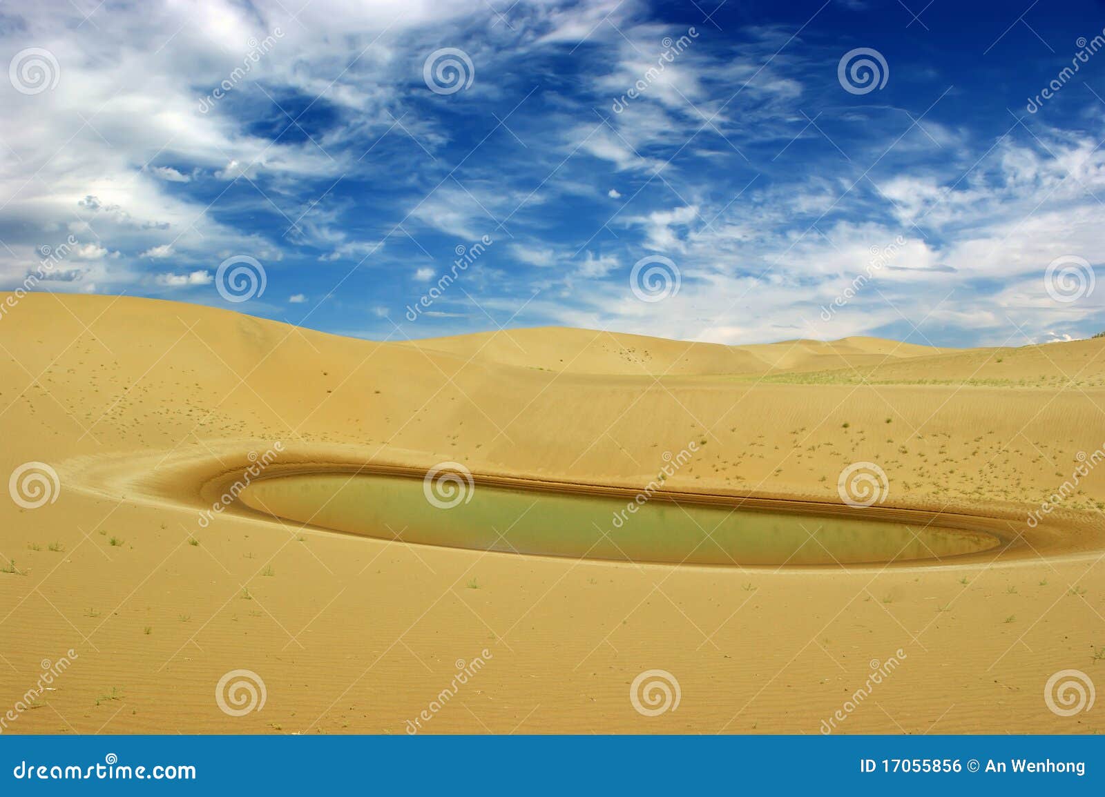 Desert and water stock photo. Image of desolation, environment - 17055856