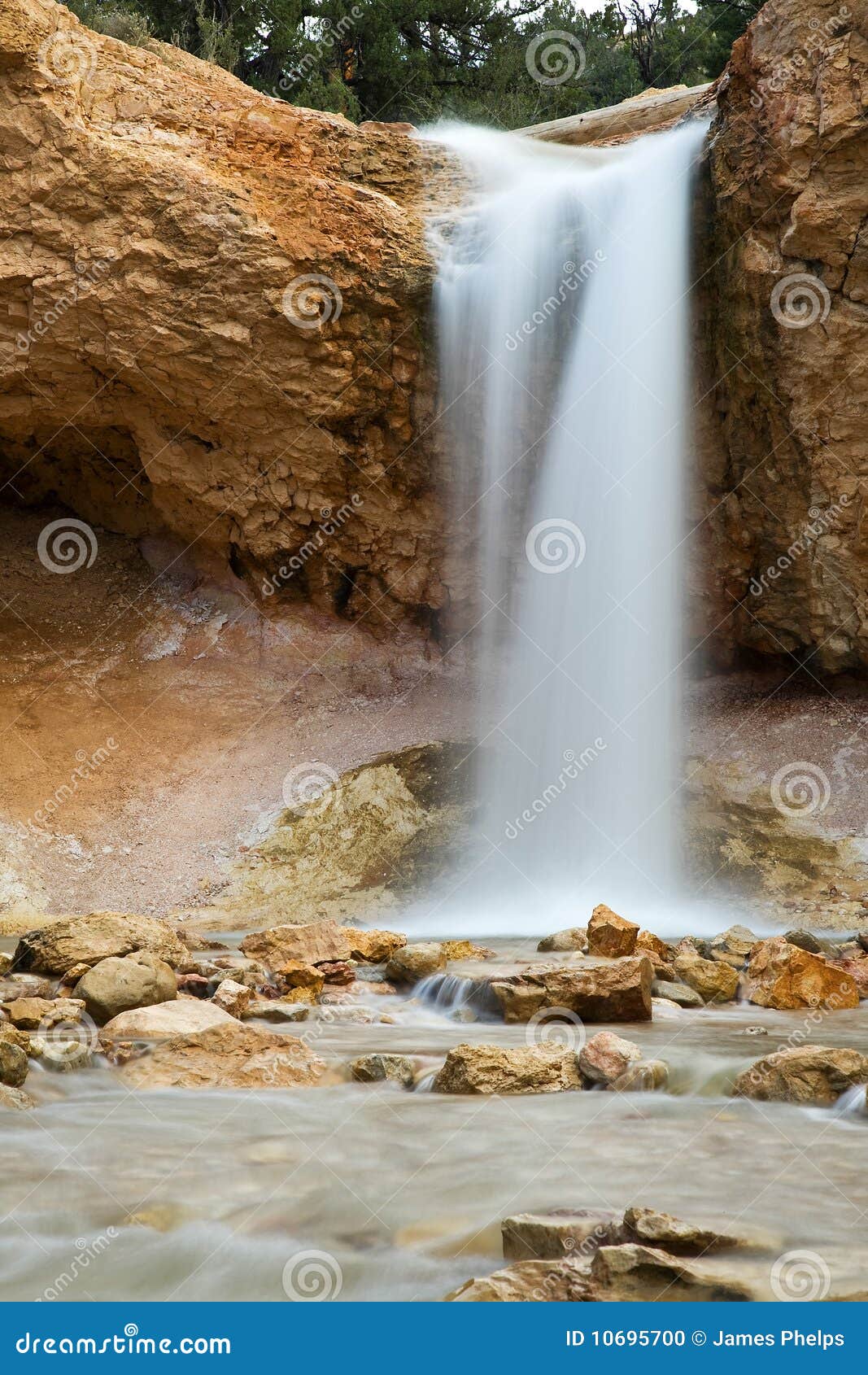 Desert Waterfall stock photo. Image of river, watercourse - 10695700