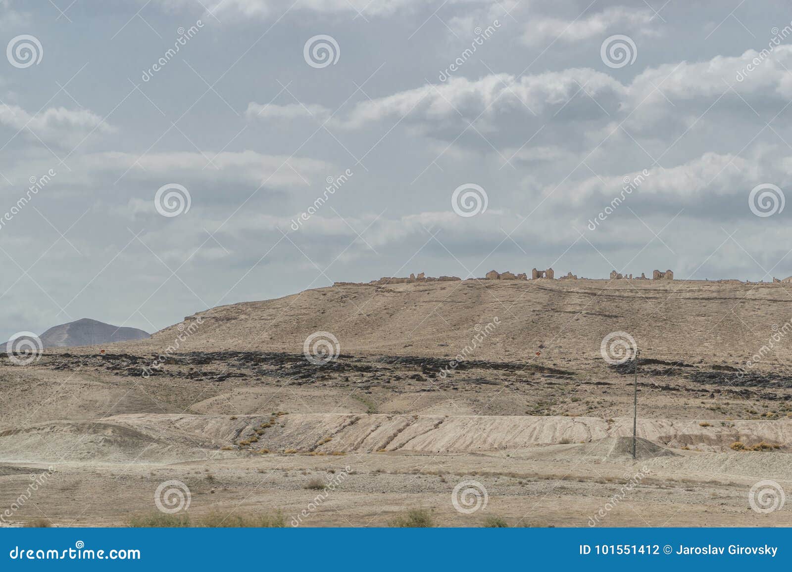 Desert on the Way To Jerusalem Stock Photo - Image of israel, rock ...
