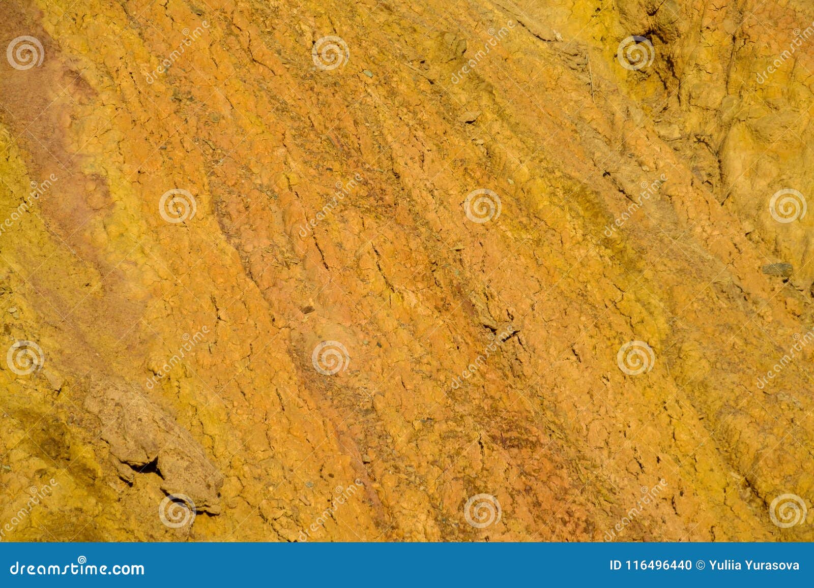 Desert Yellow Dry Ground Surface Pattern Stock Photo - Image of ...