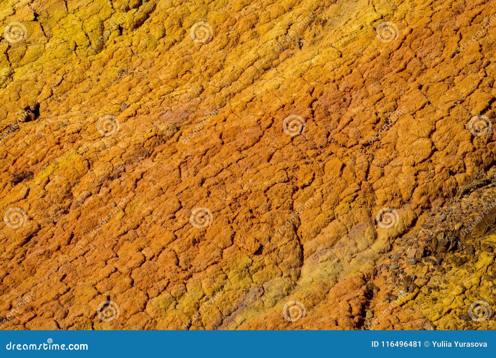Desert Yellow Dry Ground Surface Pattern Stock Image - Image of dust ...