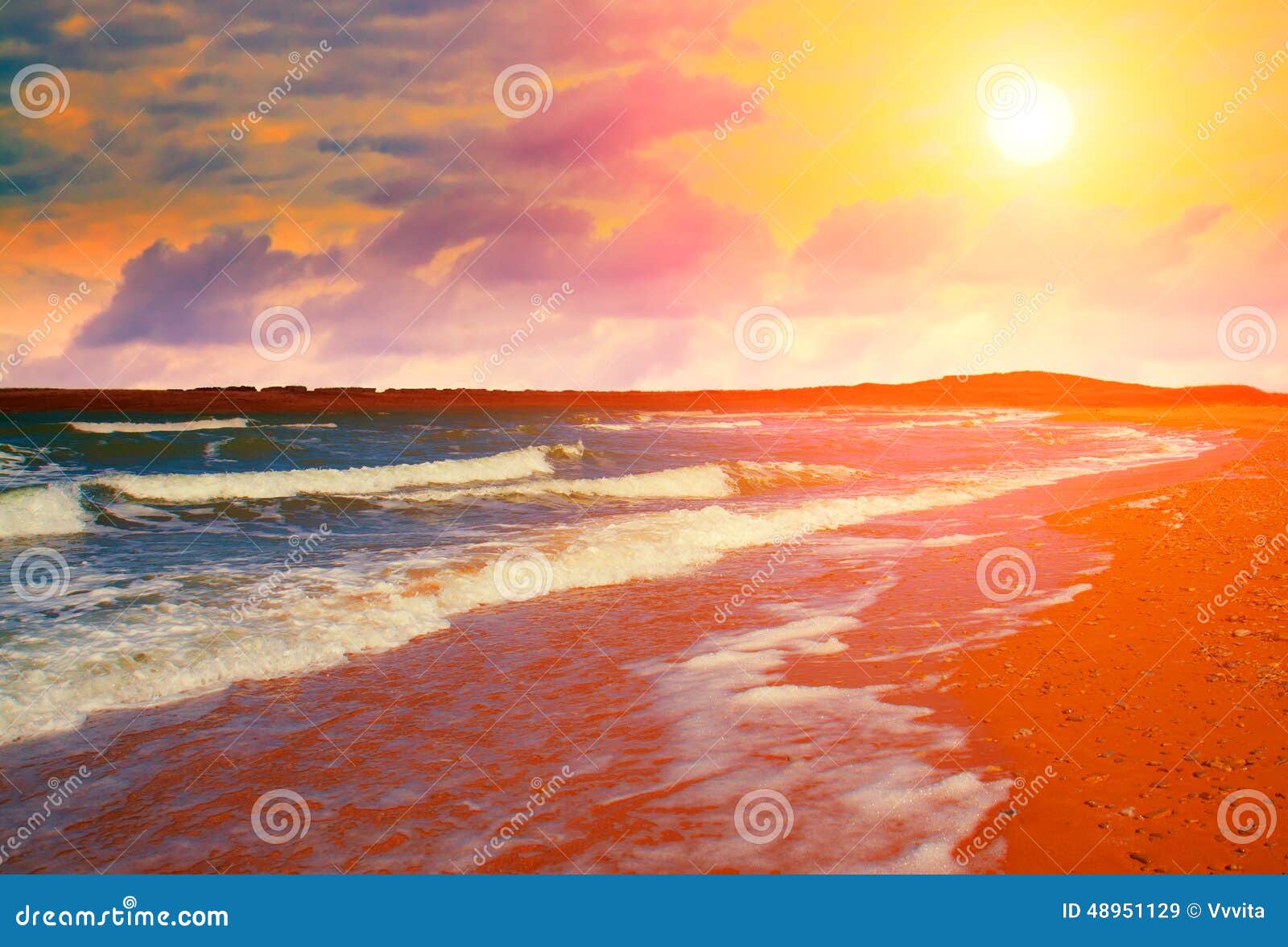 Deserted beach stock image. Image of island, deserted - 48951129