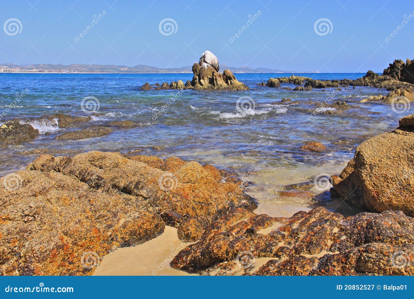Deserted Beach on Big Island Stock Image - Image of green, vacation ...