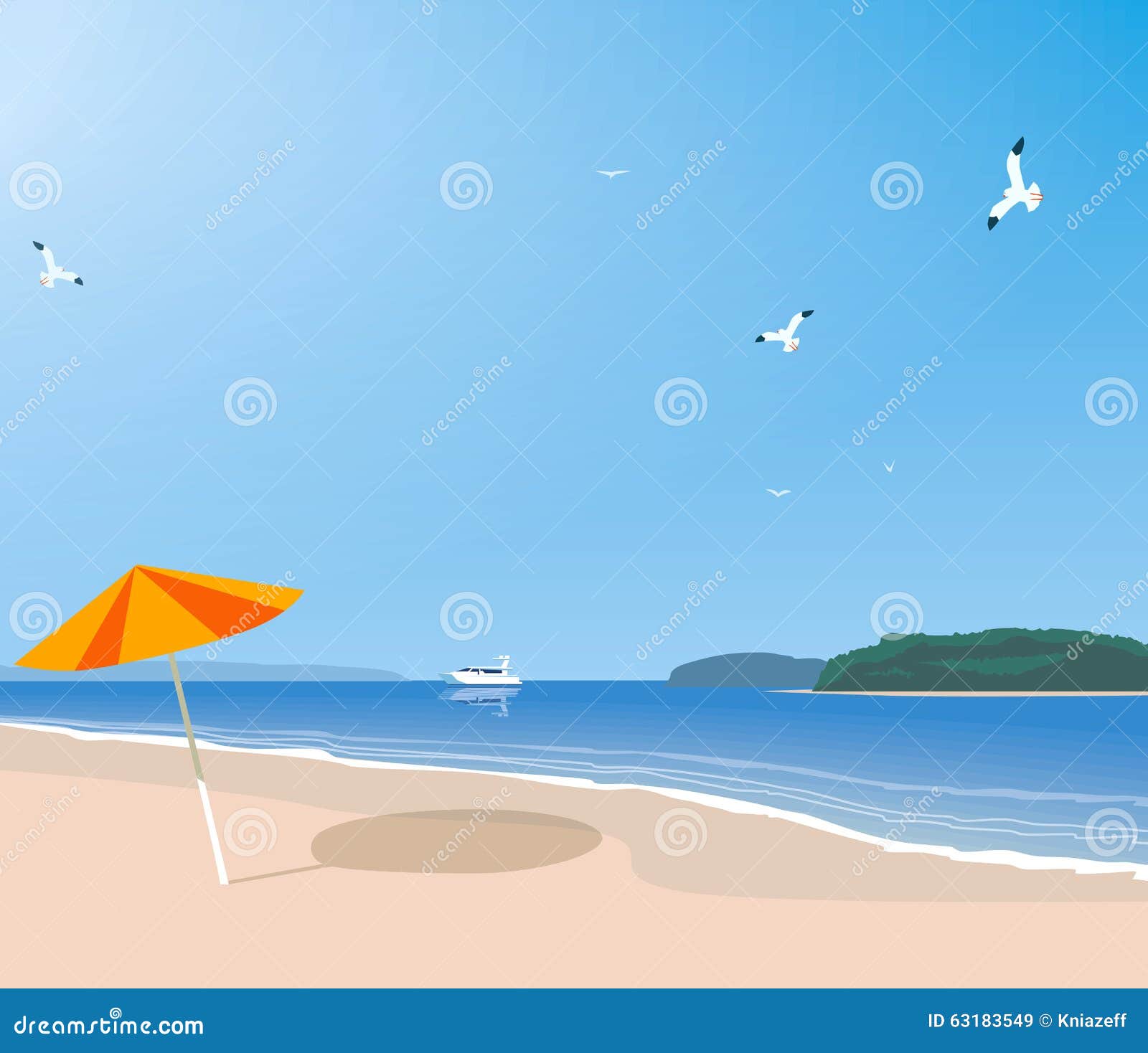 Seashore Cartoons, Illustrations & Vector Stock Images - 86140 Pictures ...