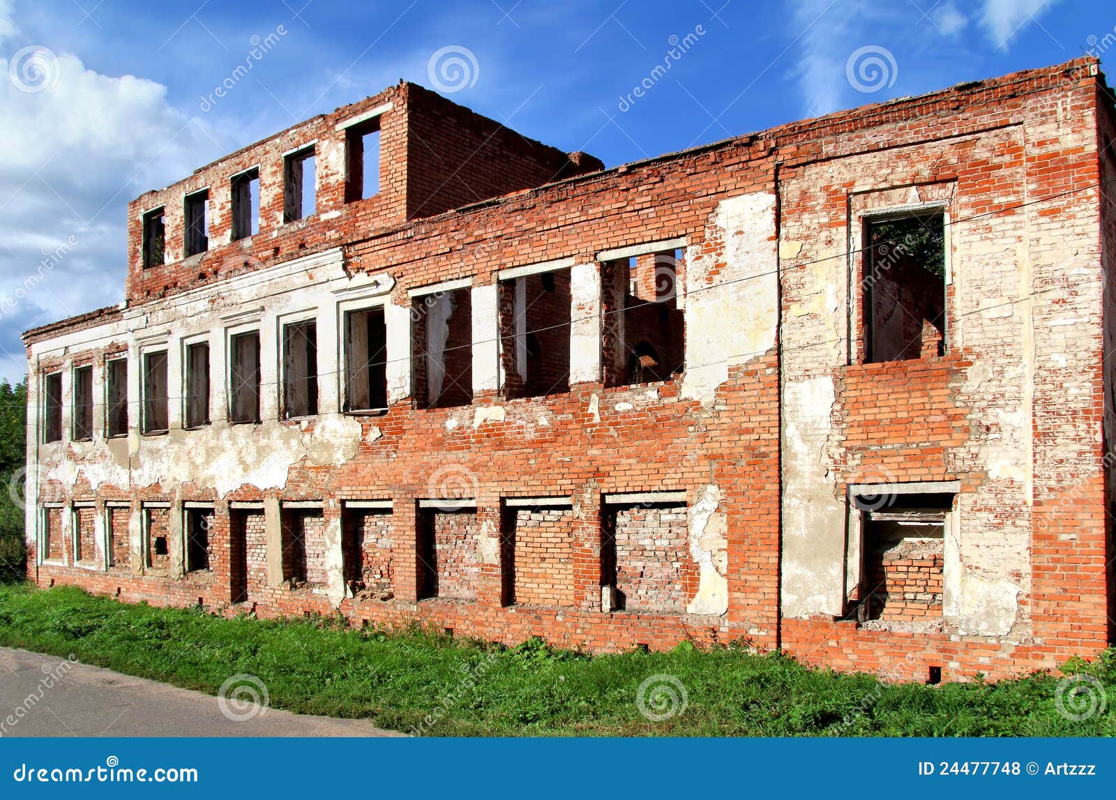 Deserted building stock photo. Image of chaos, lumber - 24477748