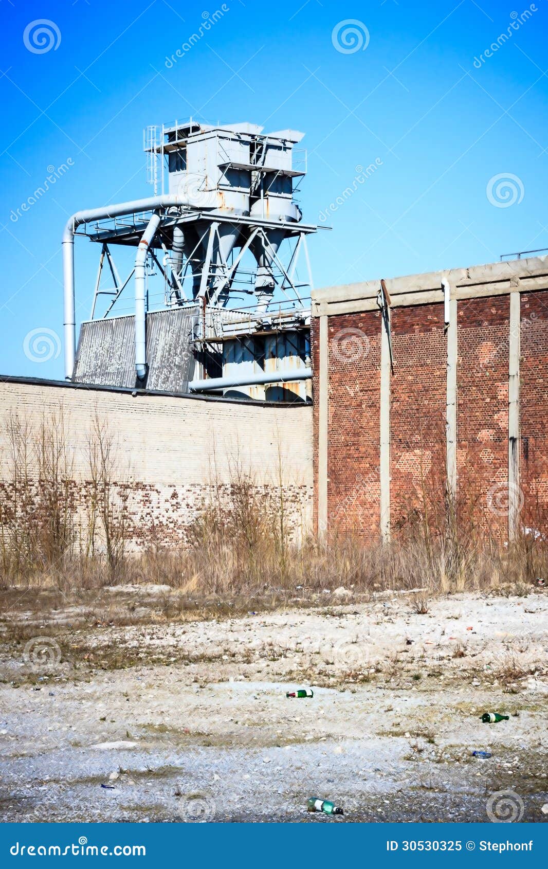 Deserted factory stock image. Image of manufacturing - 30530325