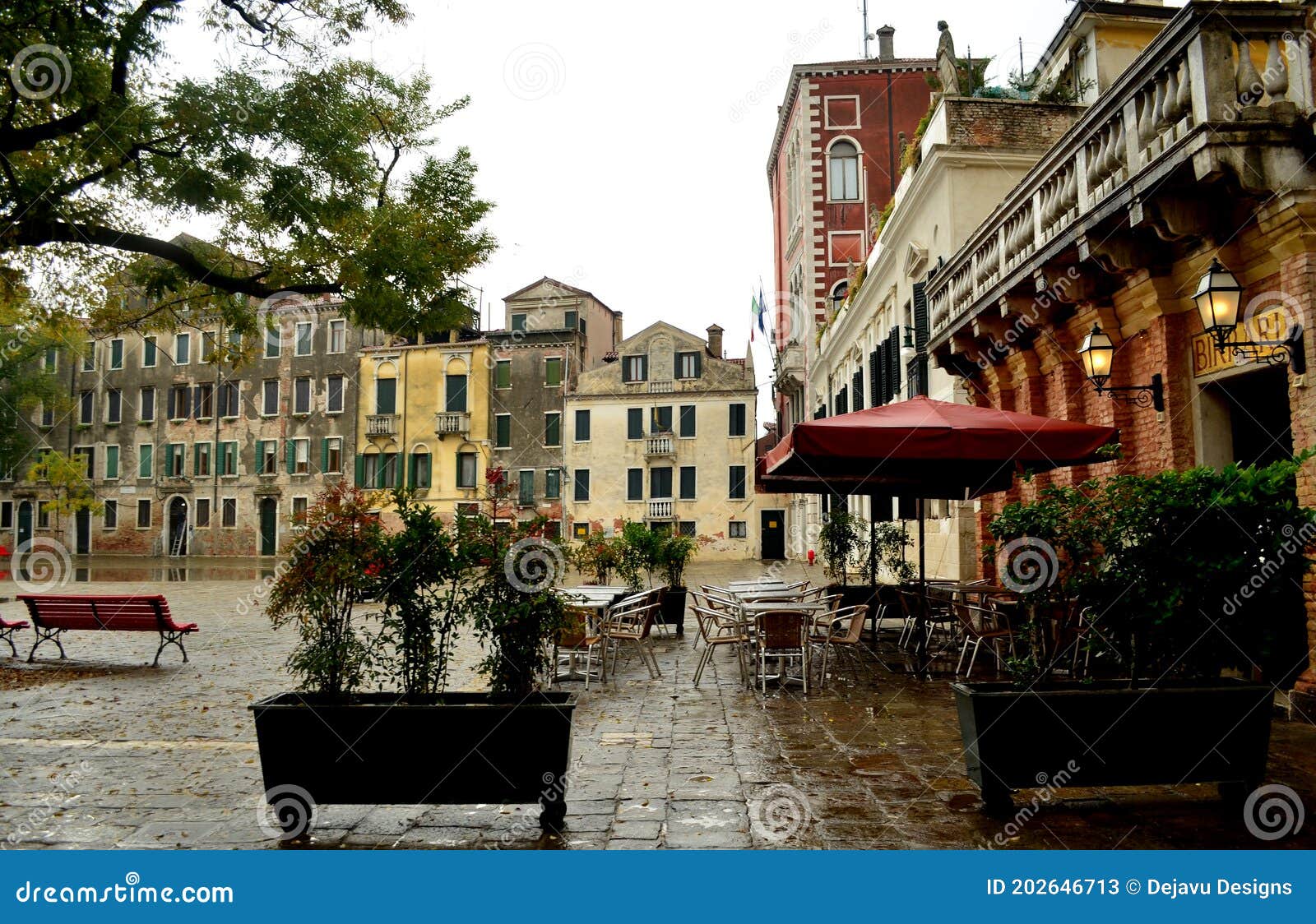 Empty Piazza Duomo Square With Duomo San Giorgio - Baroque Catholic ...