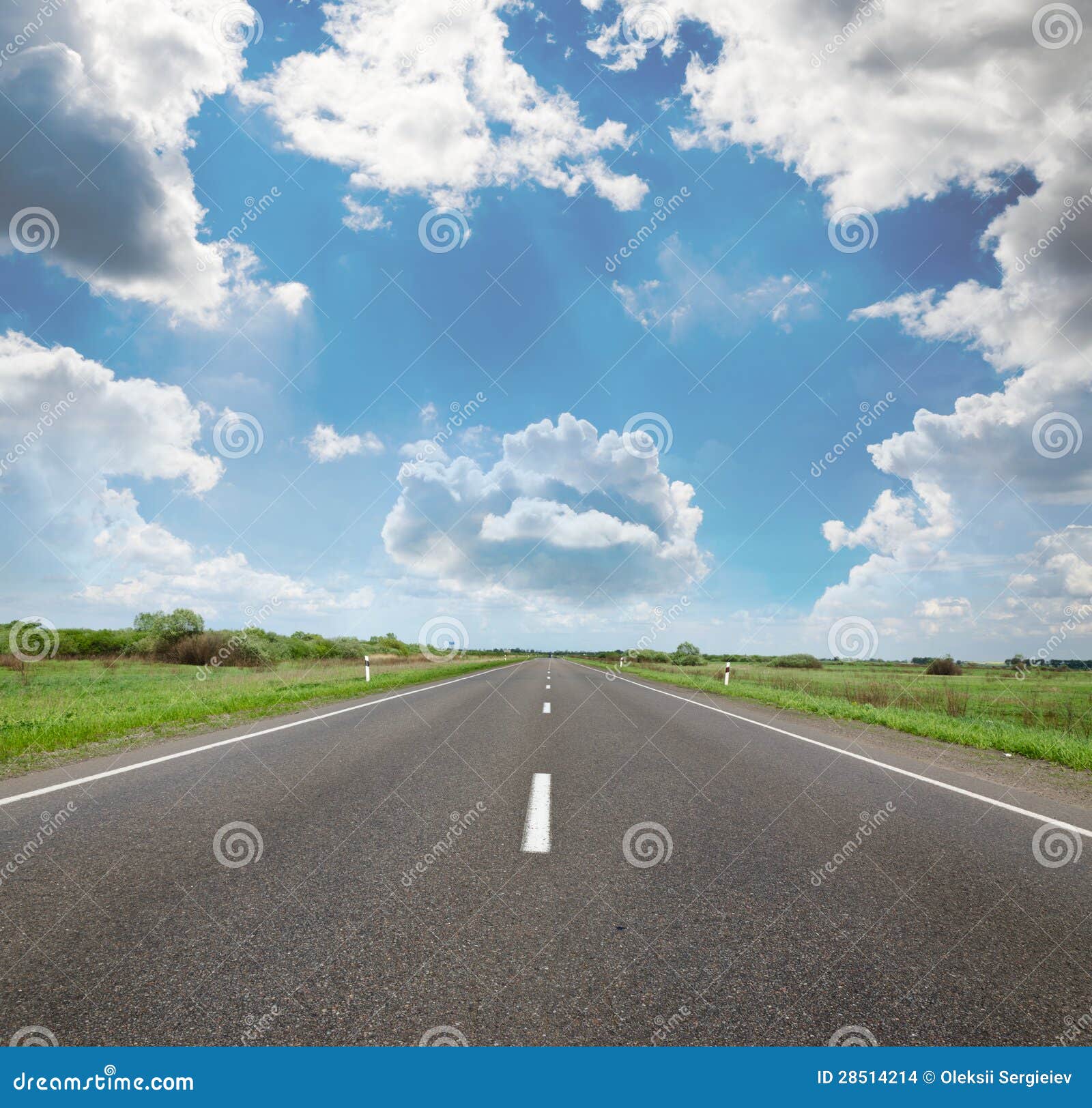 Deserted Road in the Remote Rural Areas Stock Photo - Image of point ...
