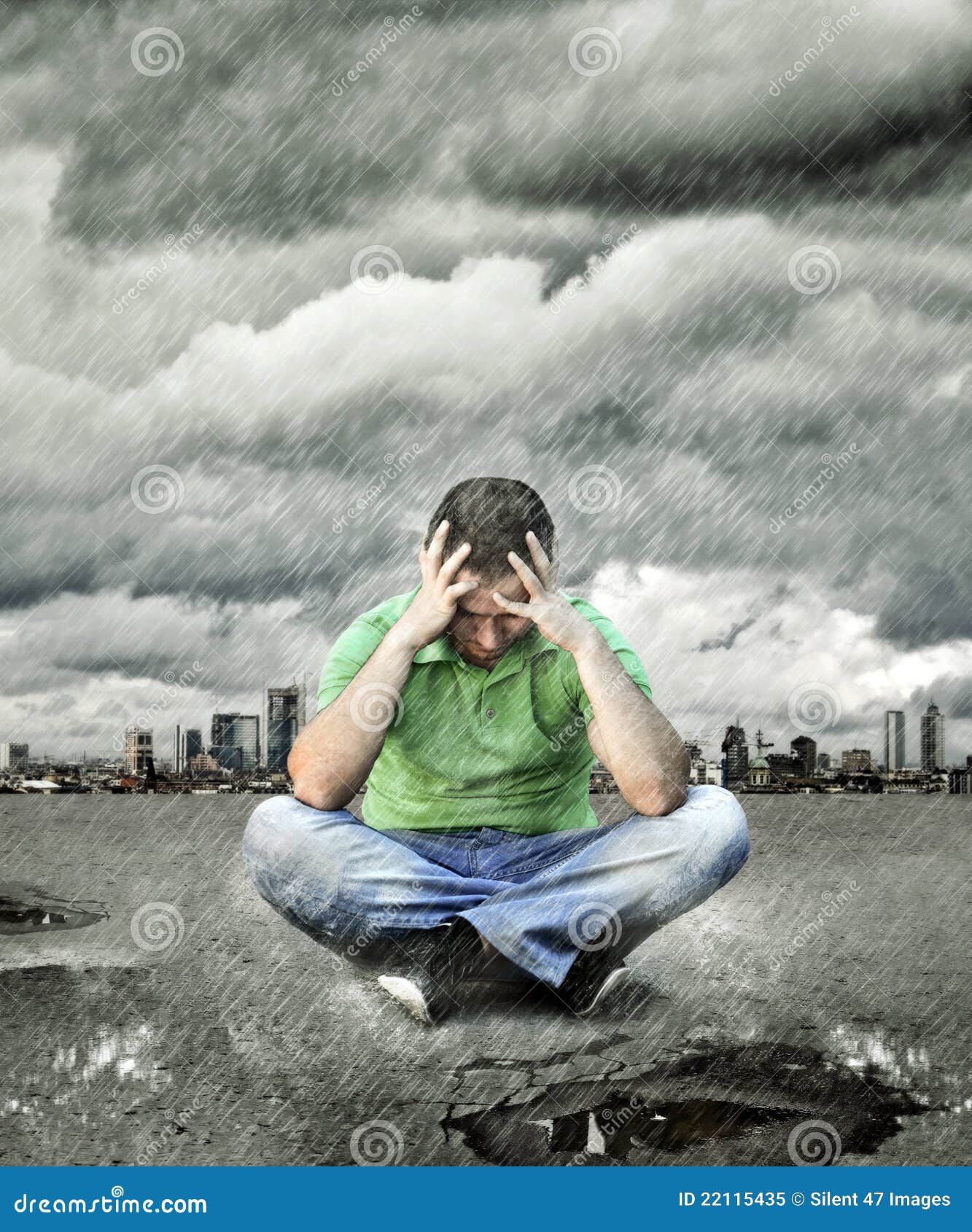 Deserted by society stock image. Image of reaction, adult - 22115435