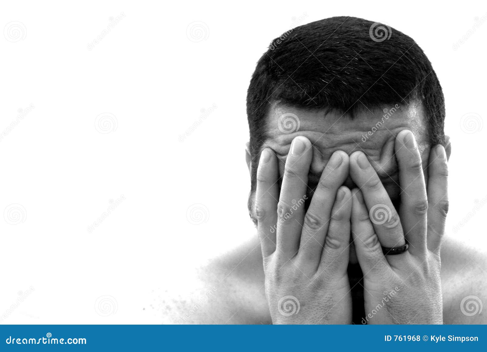 Desespero foto de stock. Imagem de tristeza, homem, miséria - 761968