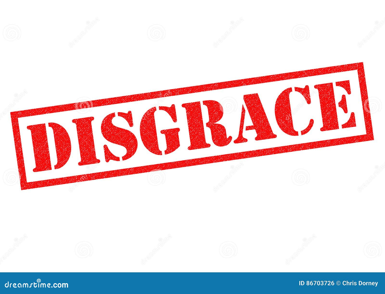 Deshonra stock de ilustración. Ilustración de vergonzoso - 86703726