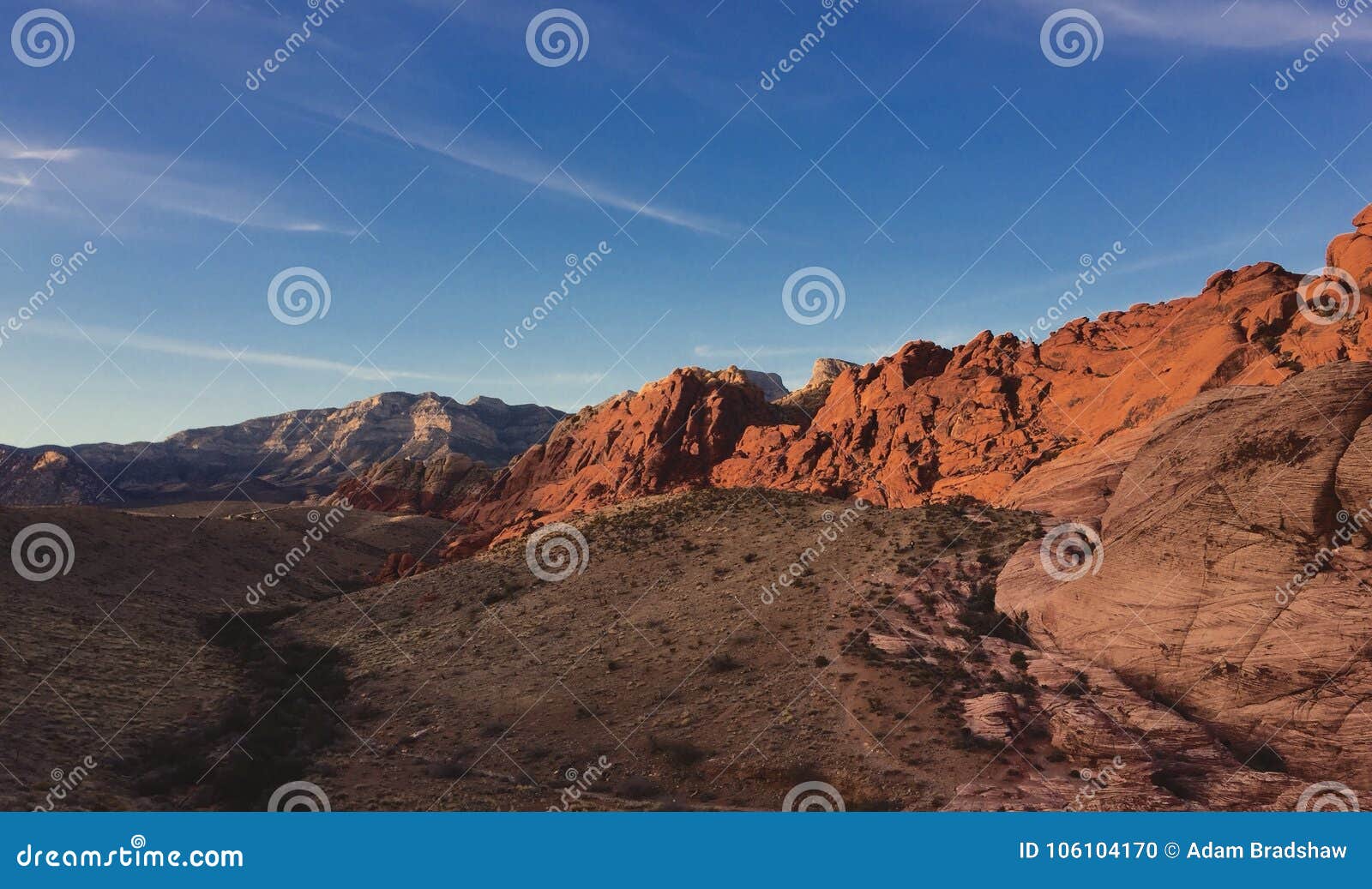 Desierto, Las Vegas, Roca Roja Foto de archivo - Imagen de vegas ...