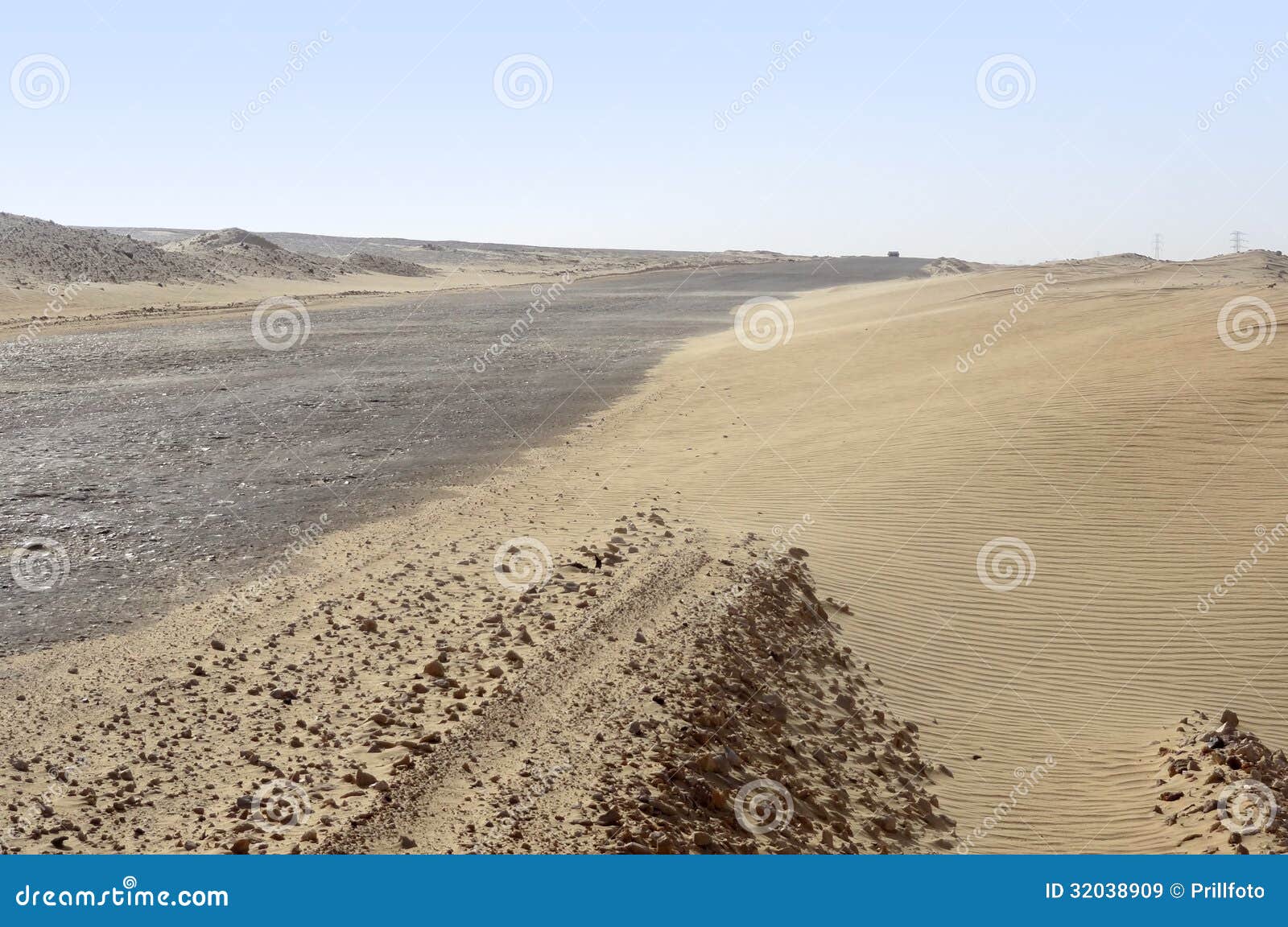 Desierto libio imagen de archivo. Imagen de seco, paisaje - 32038909